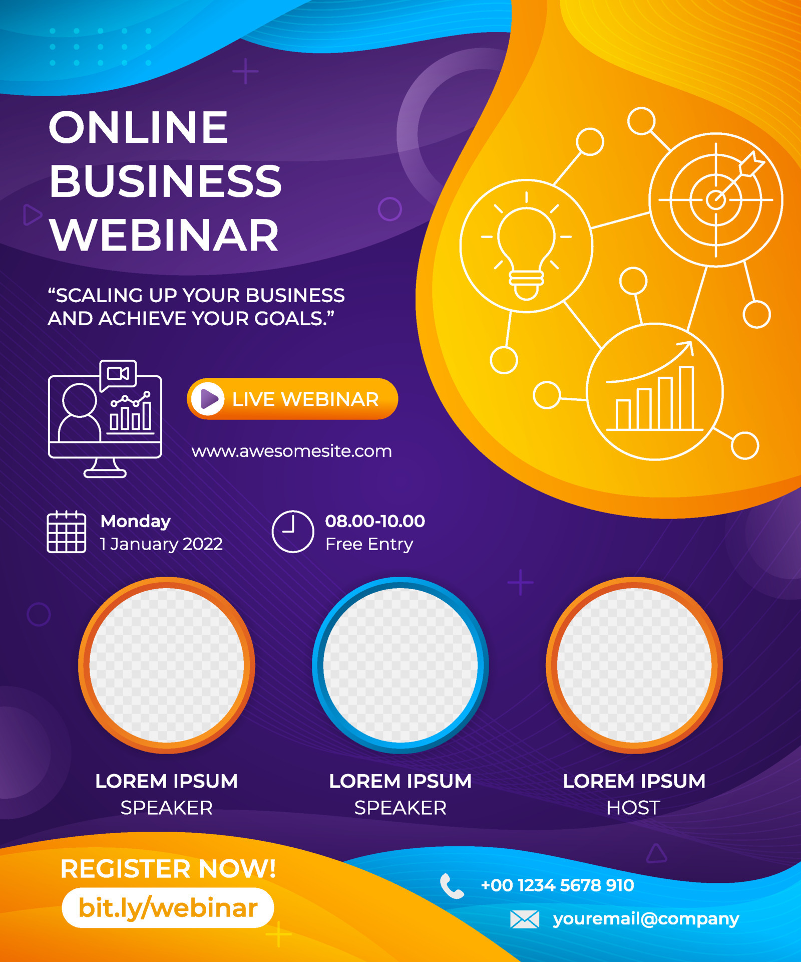 Online Webinar Poster Template 16730395 Vector Art at Vecteezy Online Webinar Poster Template 16730395 Vector Art at Vecteezy