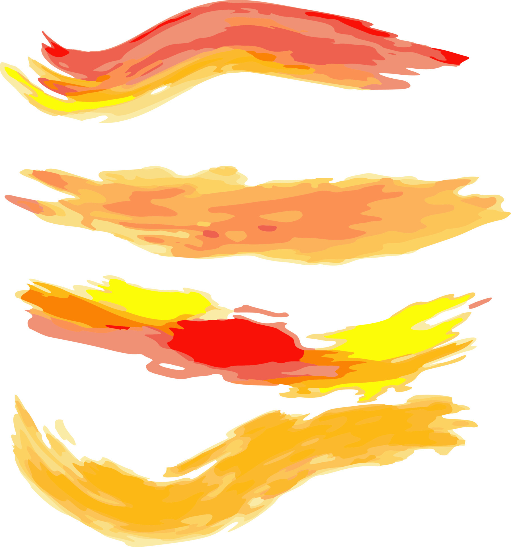 Brush strokes Pro vector 16731632 Vector Art at Vecteezy