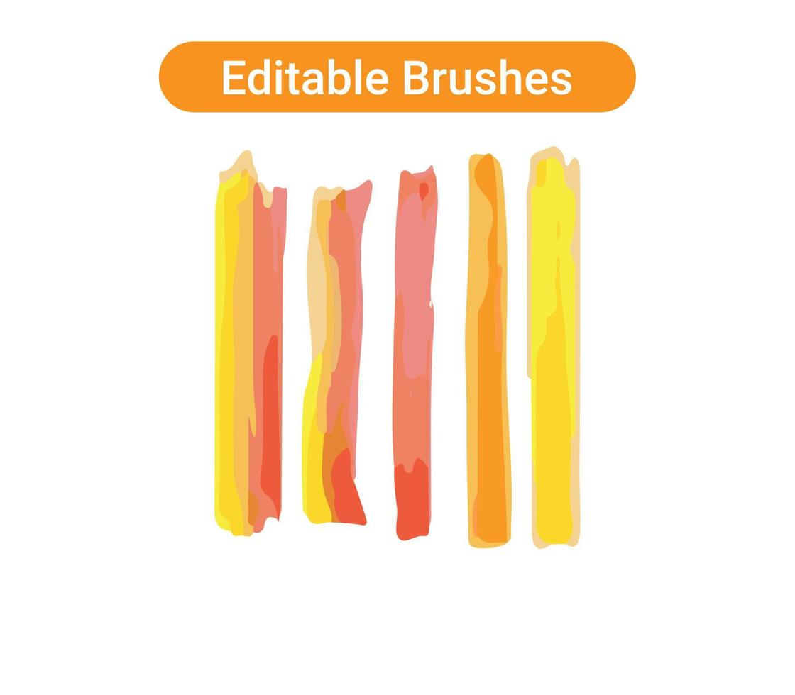 Brush strokes Pro vector 16731656 Vector Art at Vecteezy