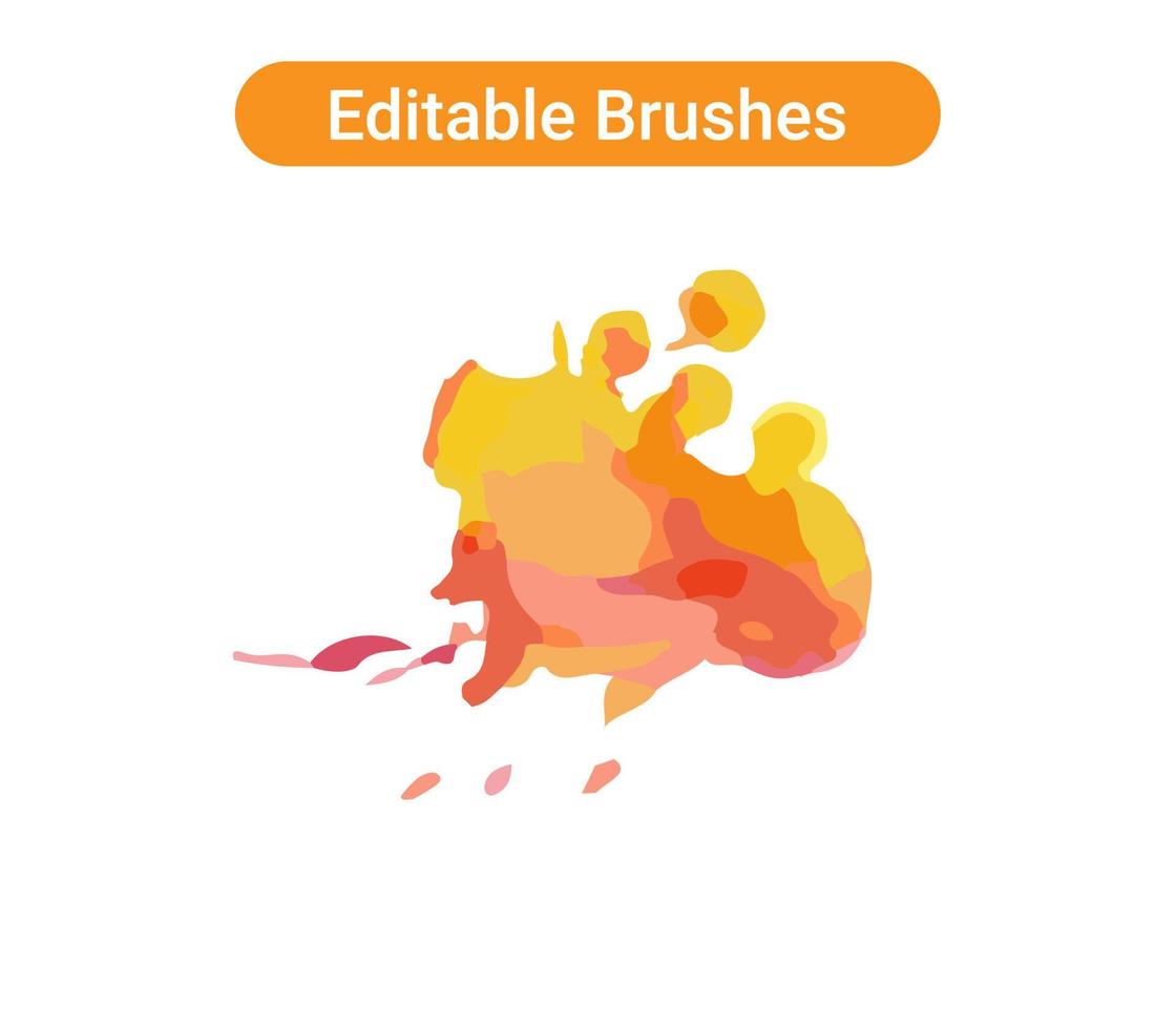 Brush strokes Pro vector 16731666 Vector Art at Vecteezy
