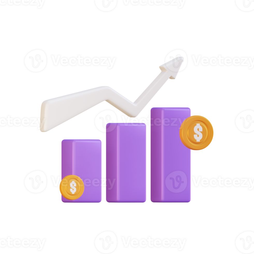 Bar Chart 3d Icons 16731781 Png