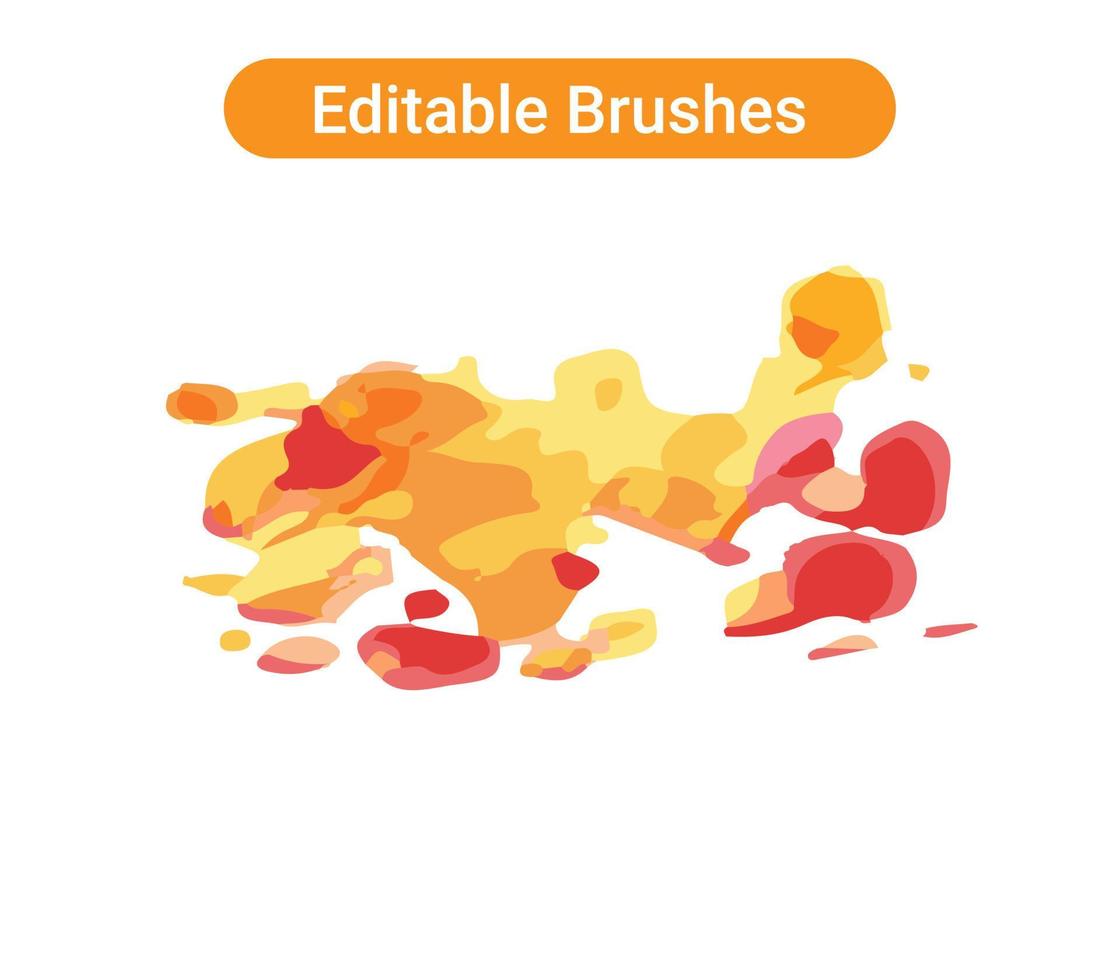 Brush strokes Pro vector 16731888 Vector Art at Vecteezy