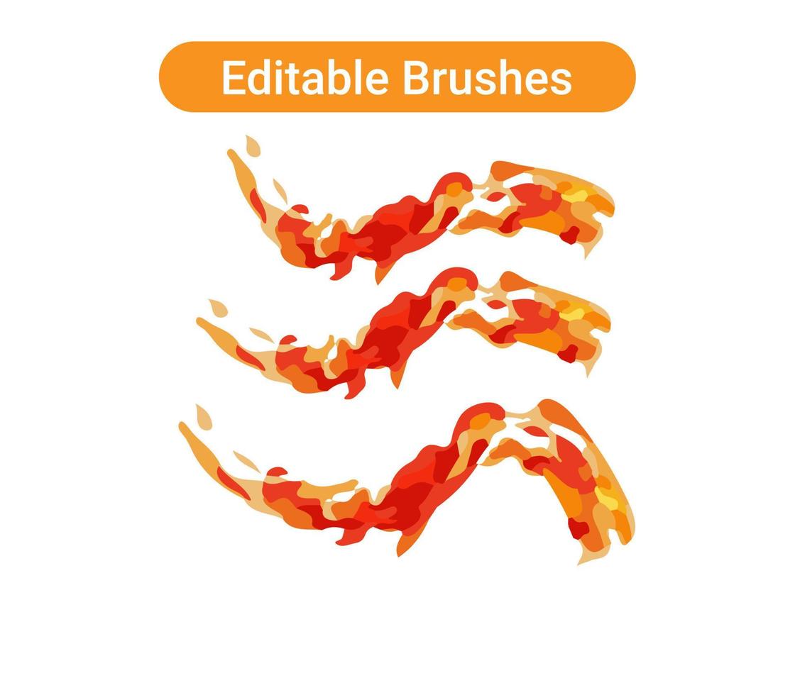Brush strokes Pro vector 16731989 Vector Art at Vecteezy