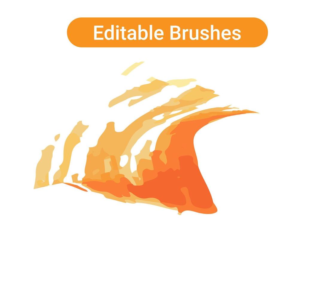 Brush strokes Pro vector 16731996 Vector Art at Vecteezy