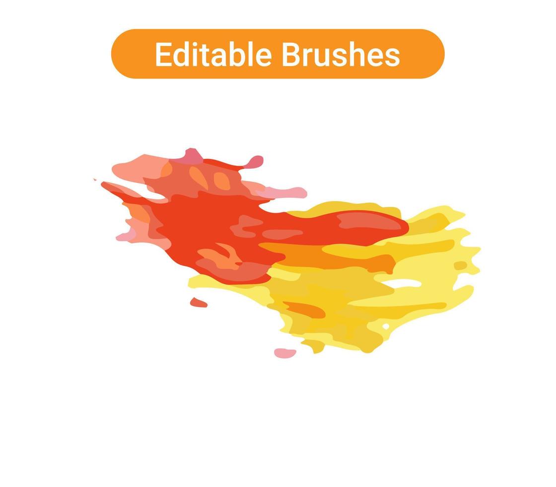 Brush strokes Pro vector 16732090 Vector Art at Vecteezy