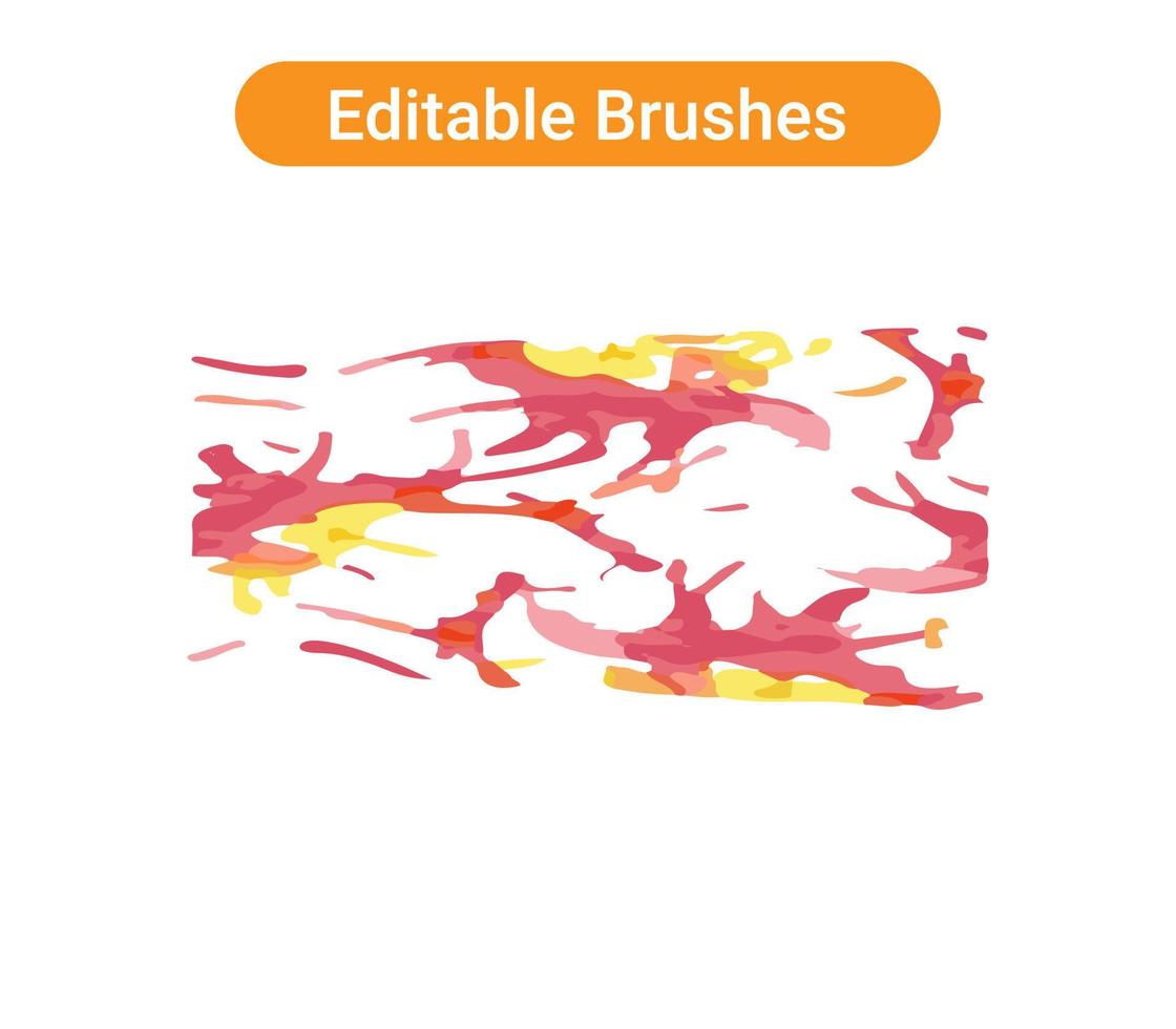 Brush strokes Pro vector 16732094 Vector Art at Vecteezy