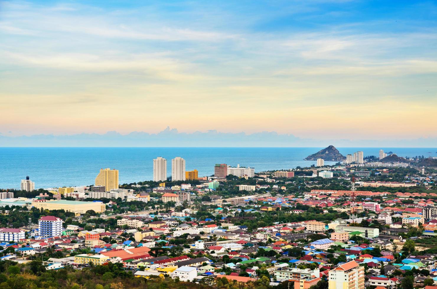 Beautiful landscaped of Hua Hin city 16736726 Stock Photo at Vecteezy