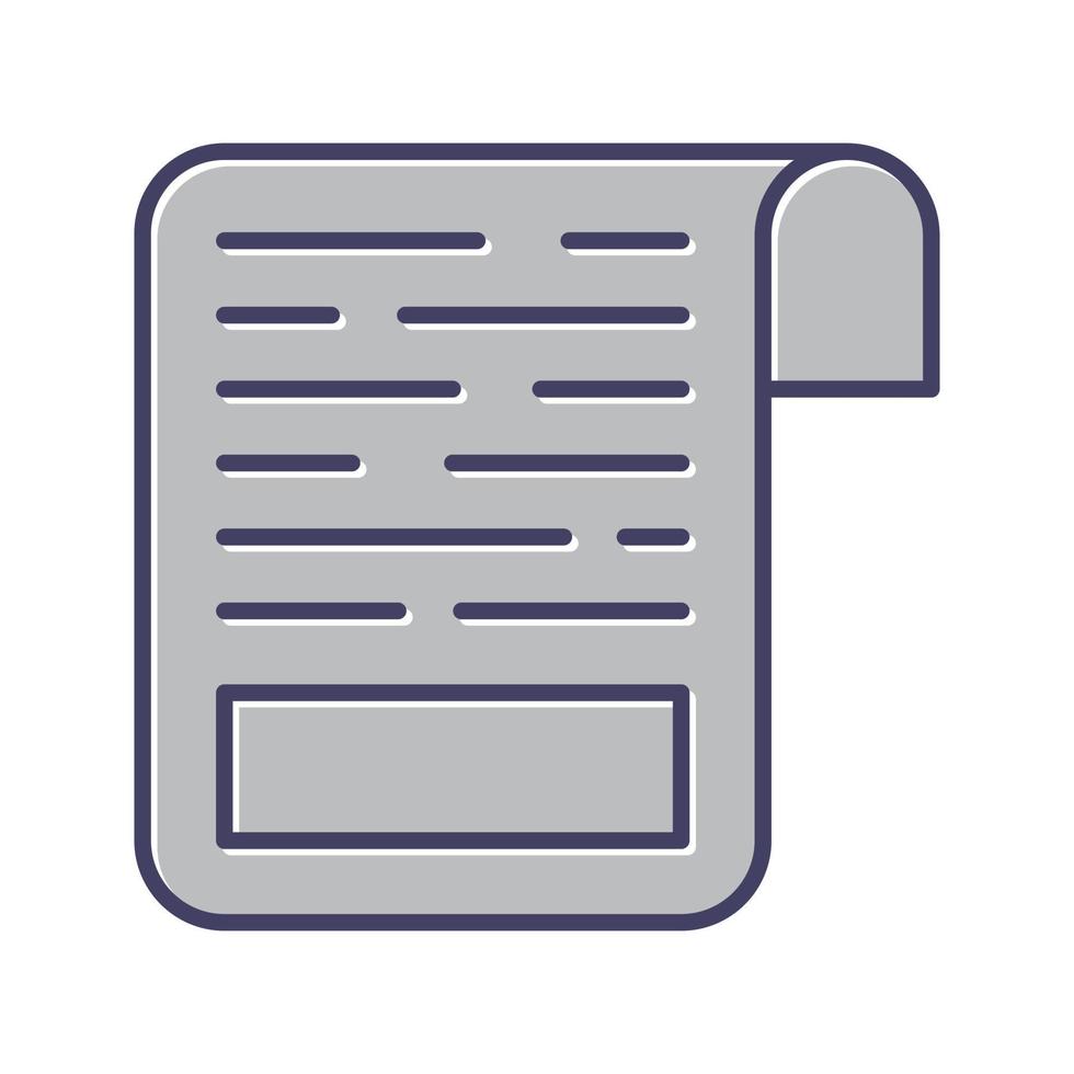 White Paper Vector Icon 16737263 Vector Art at Vecteezy