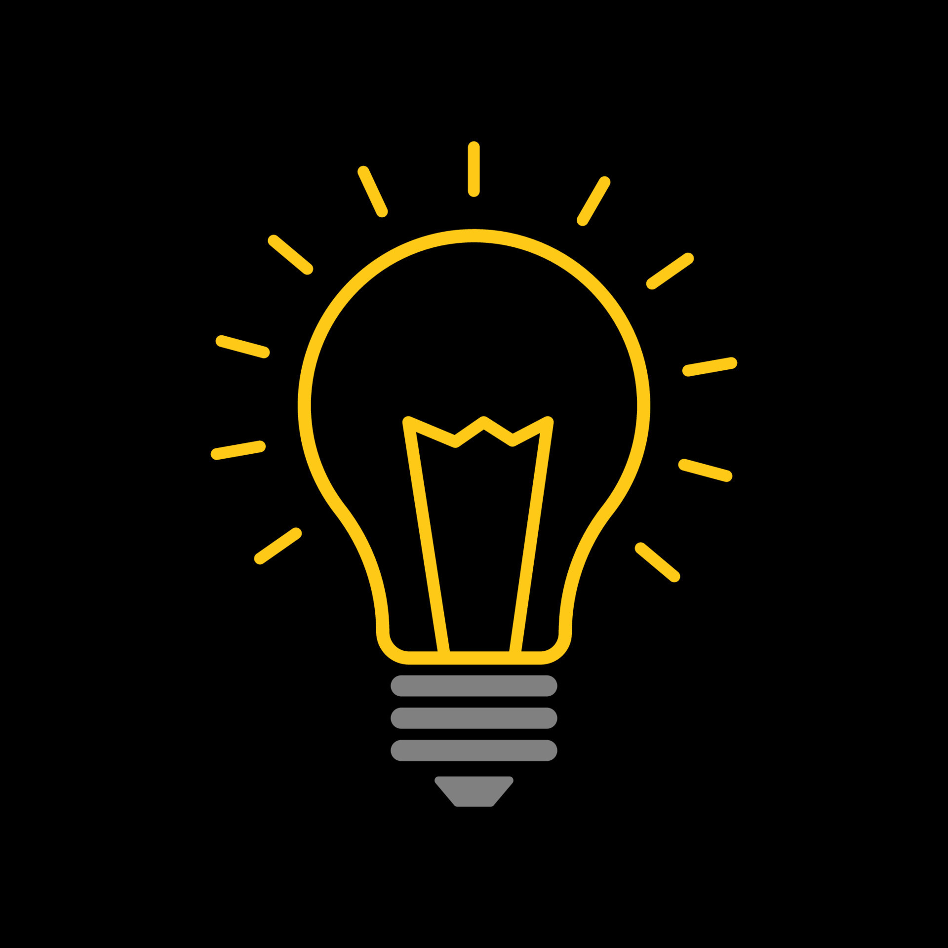 Light bulb vector design 16744173 Vector Art at Vecteezy