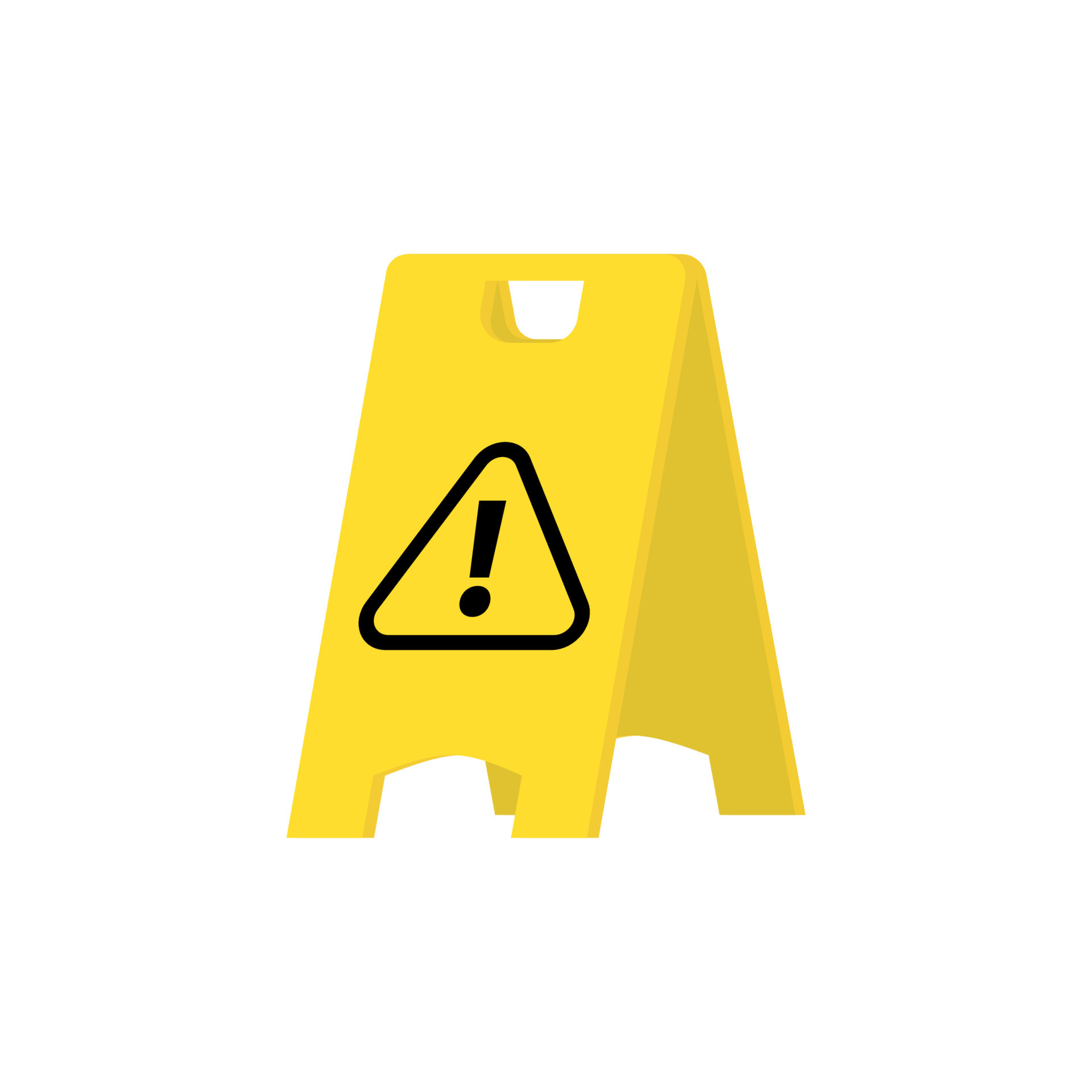 Warning sign vector design 16744225 Vector Art at Vecteezy