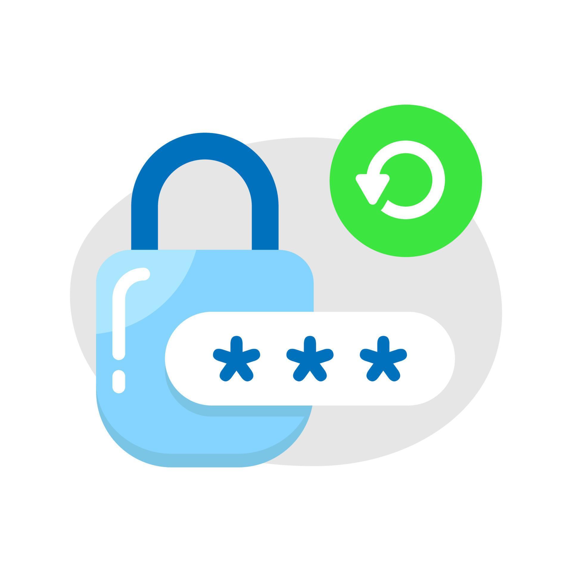 change password regularly concept illustration flat design vector eps10 ...