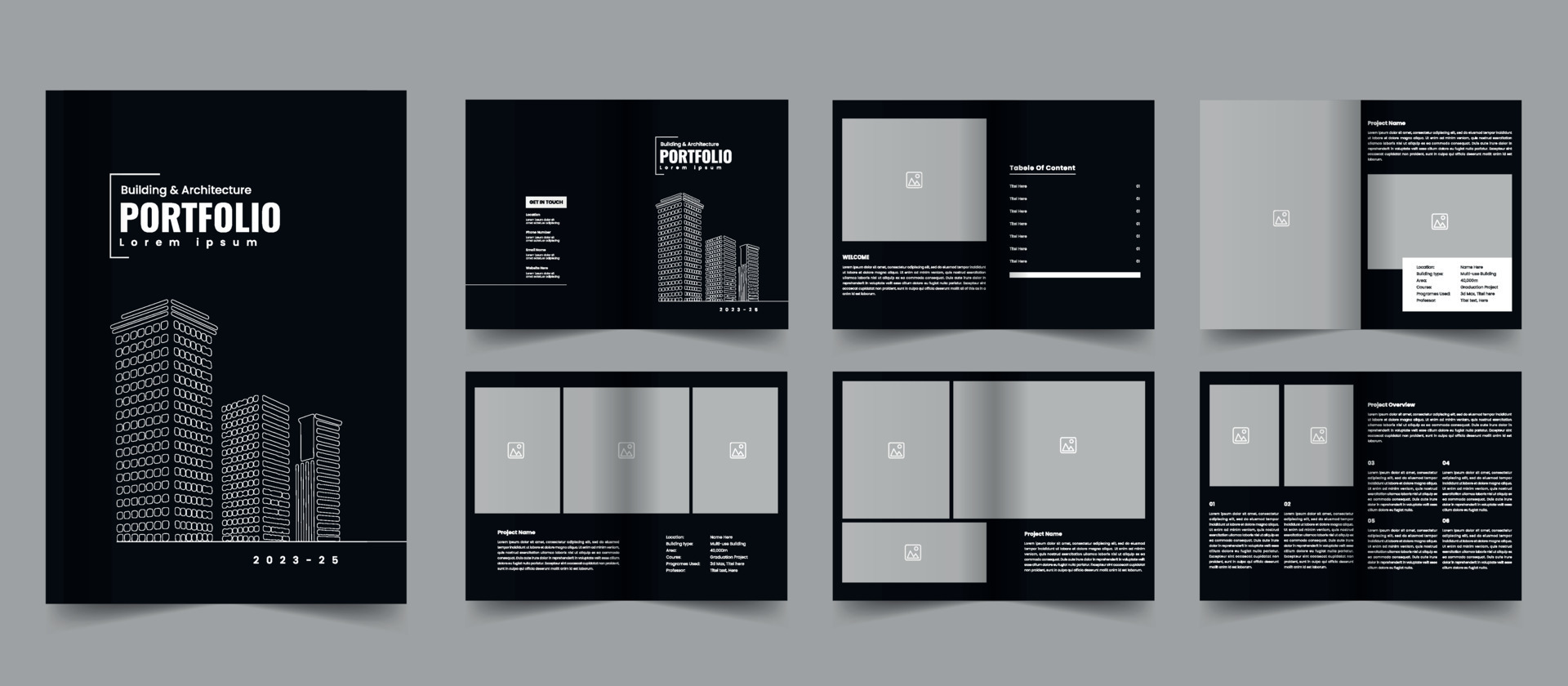 Architecture Student Portfolio Template