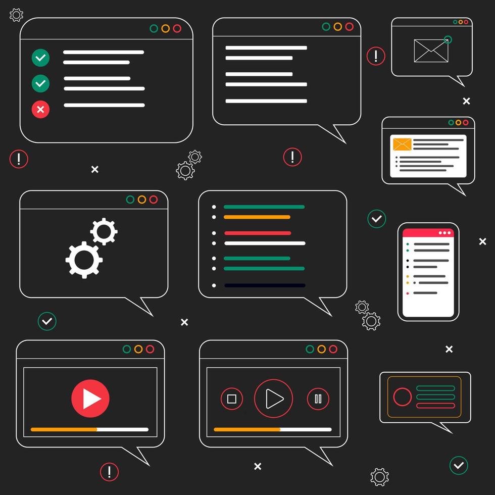 Programming Coding Icon Set Software Development Icon Collection Programmer And Developer