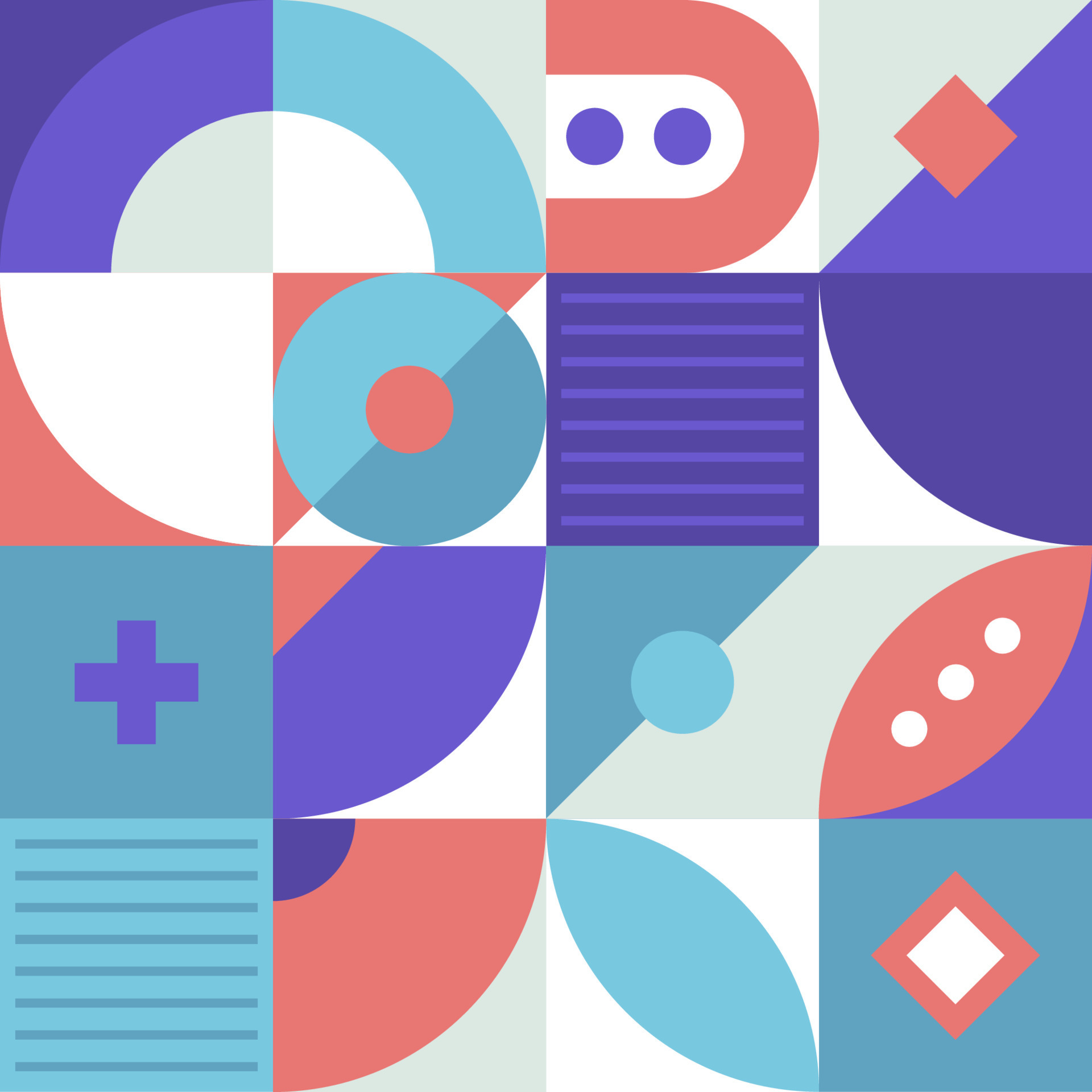 Geometric Seamless Pattern 16751199 Vector Art at Vecteezy