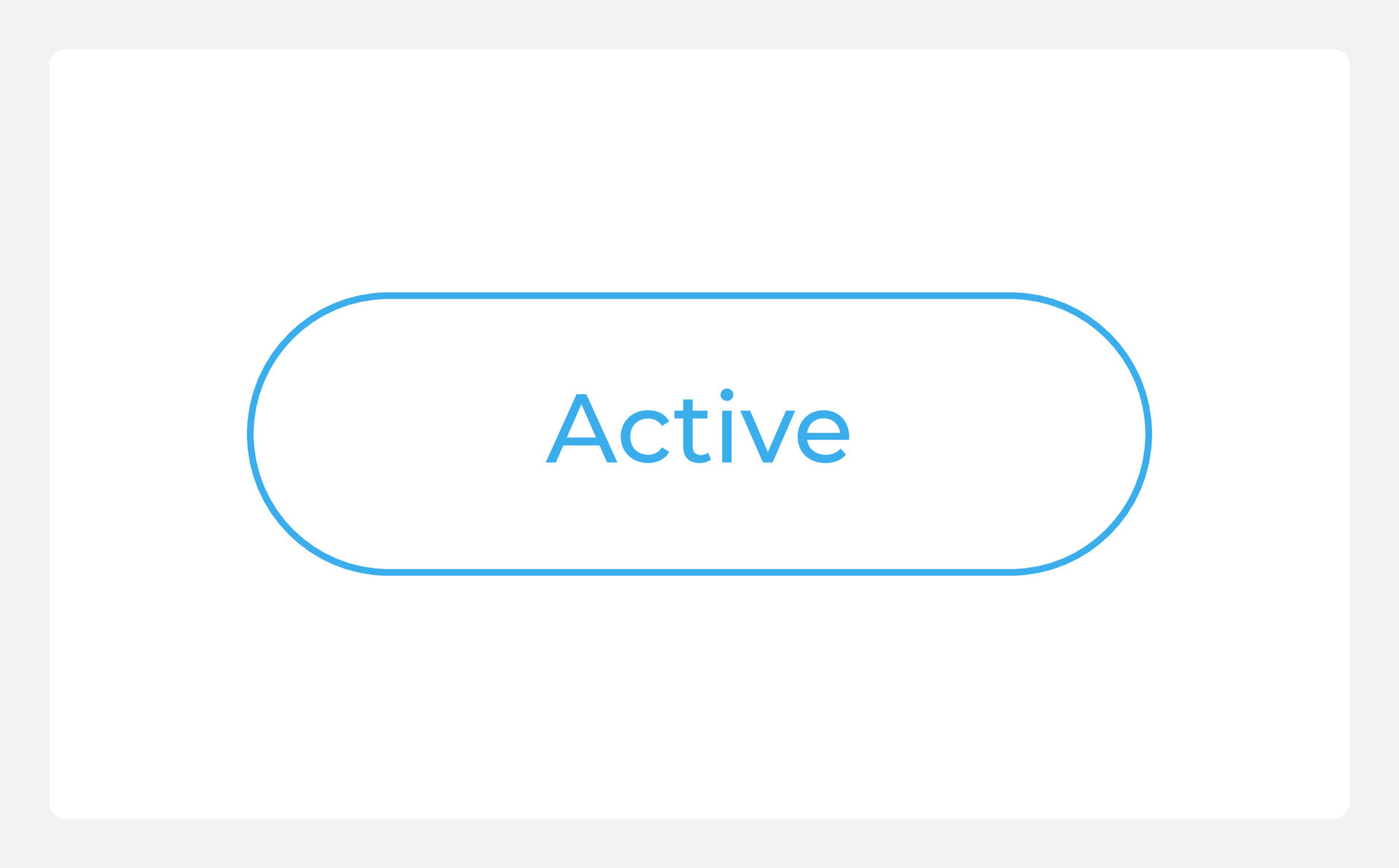 Active Button State Ui Element Template Editable Isolated Vector Dashboard Component Flat User
