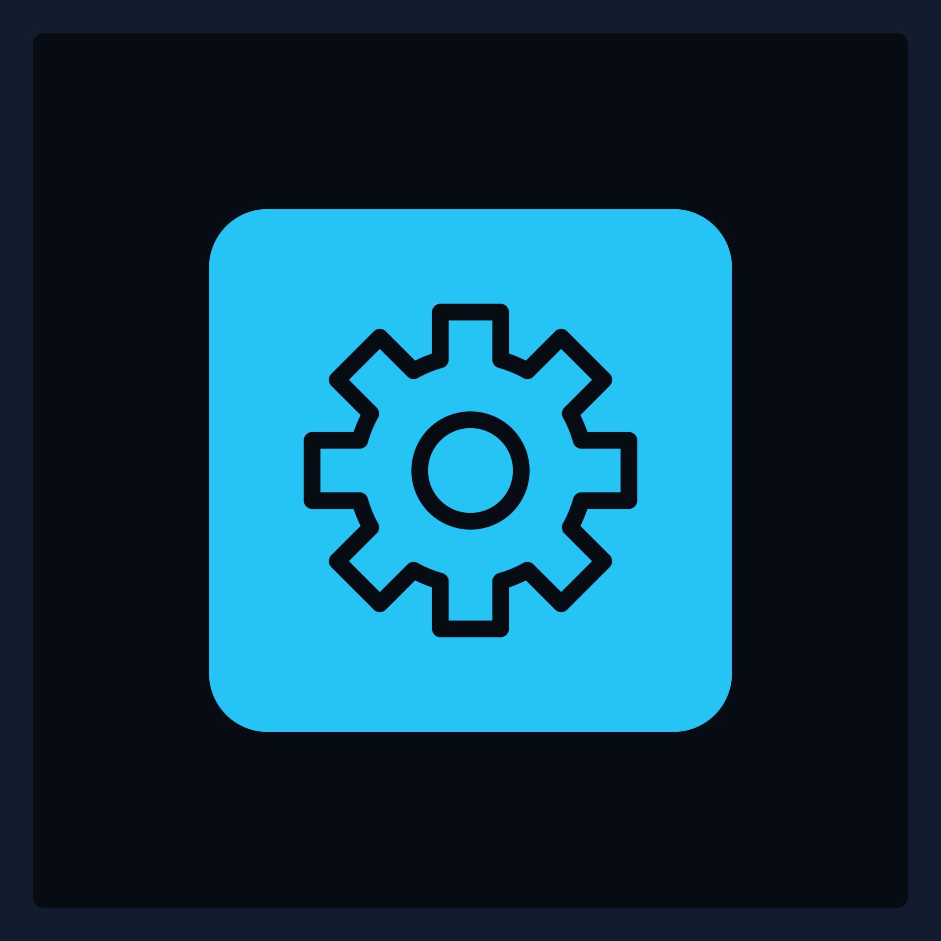 Active Settings Button Ui Element Template Editable Isolated Vector Dashboard Component Flat