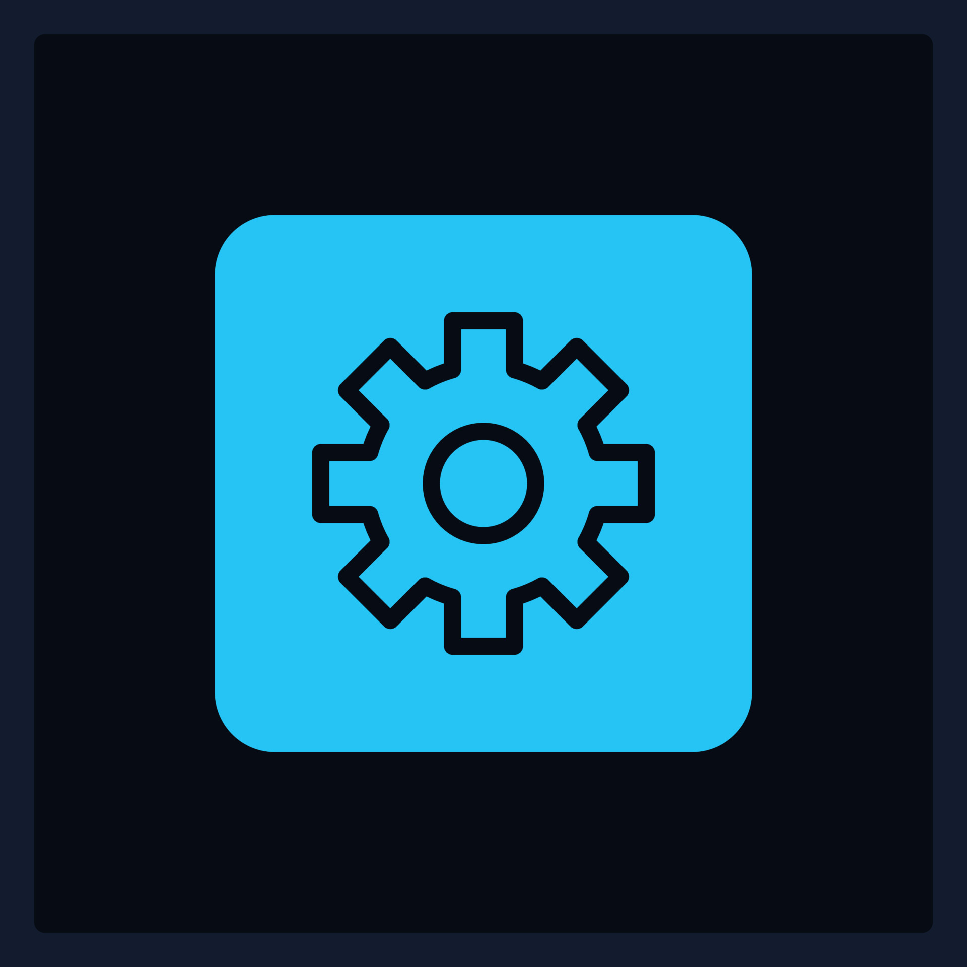 Active Settings Button Ui Element Template Editable Isolated Vector Dashboard Component Flat