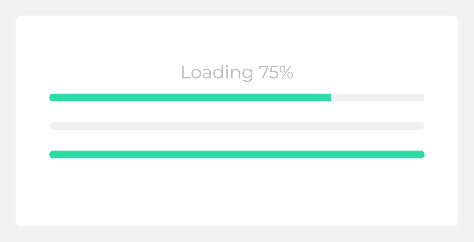 Loading progress indicator UI element template. Editable isolated ... Loading progress indicator UI element template. Editable isolated ...