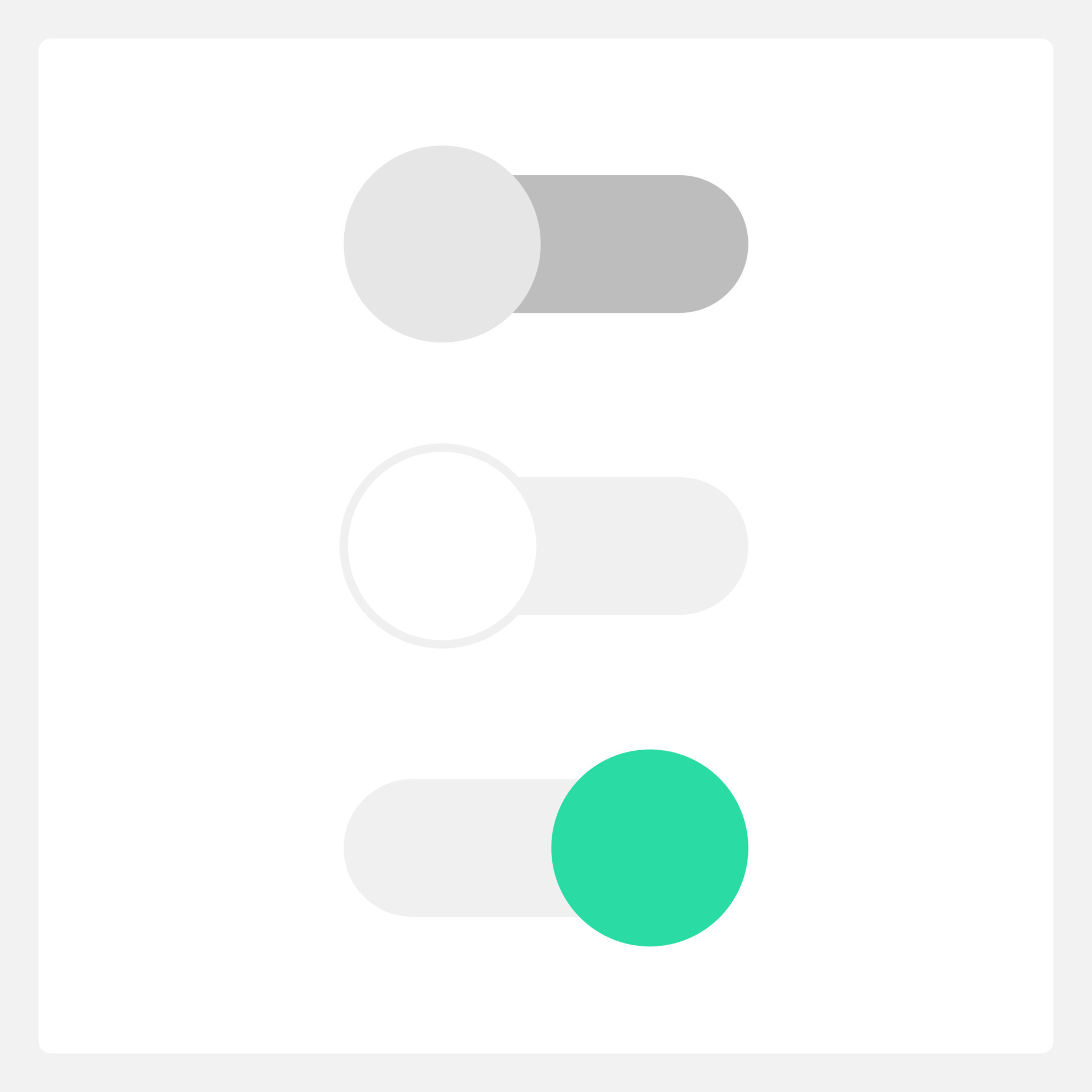 On And Off Toggle Slider Ui Element Template Editable Isolated Vector Dashboard Component Flat
