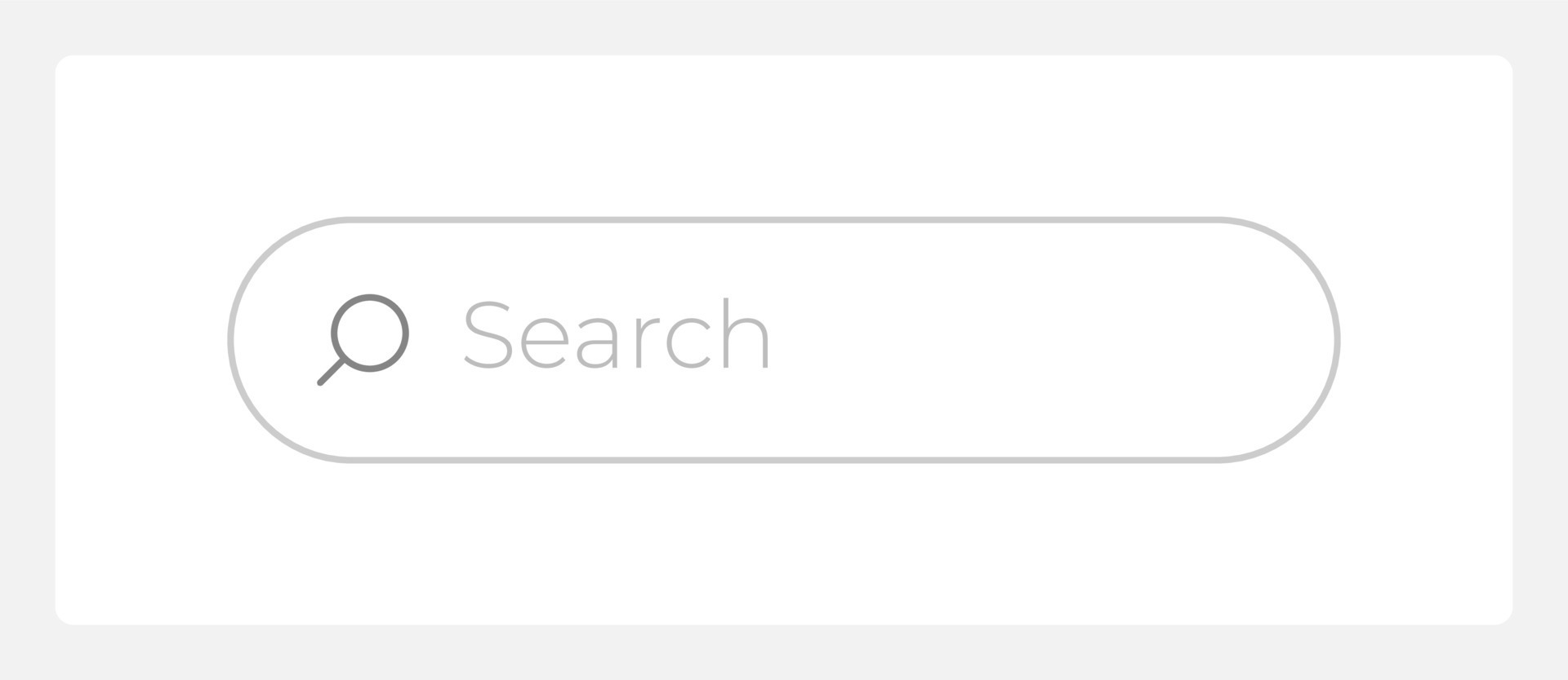 Search bar UI element template. Find information. Editable isolated vector dashboard component ...