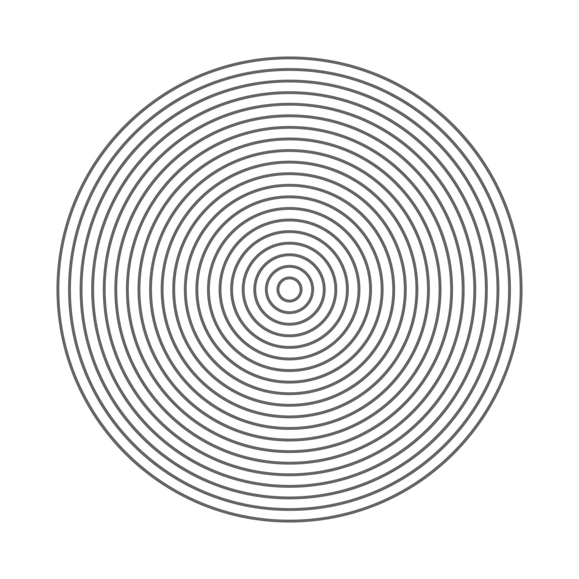 eps10 grey vector Concentric circles artwork isolated on white background. circular geometric ...