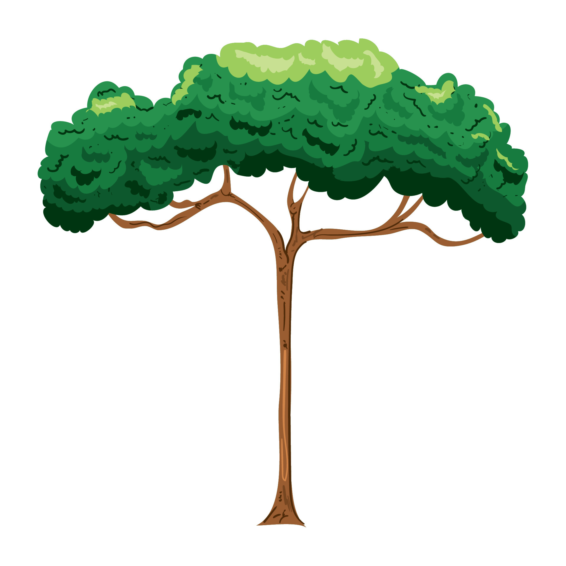 tree vector design 16754493 Vector Art at Vecteezy