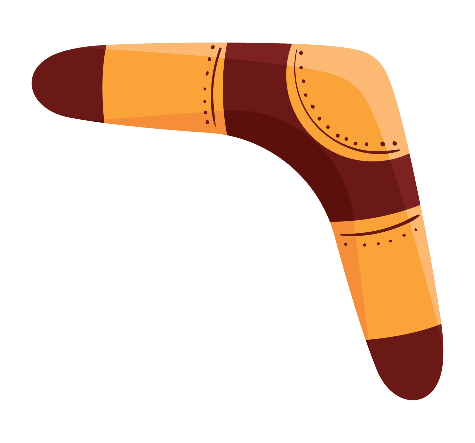 Wooden Boomerang Icon 16754803 Vector Art At Vecteezy