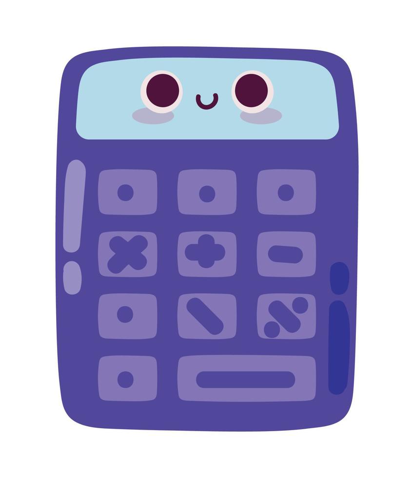 Calculator Cute School 16755811 Vector Art At Vecteezy
