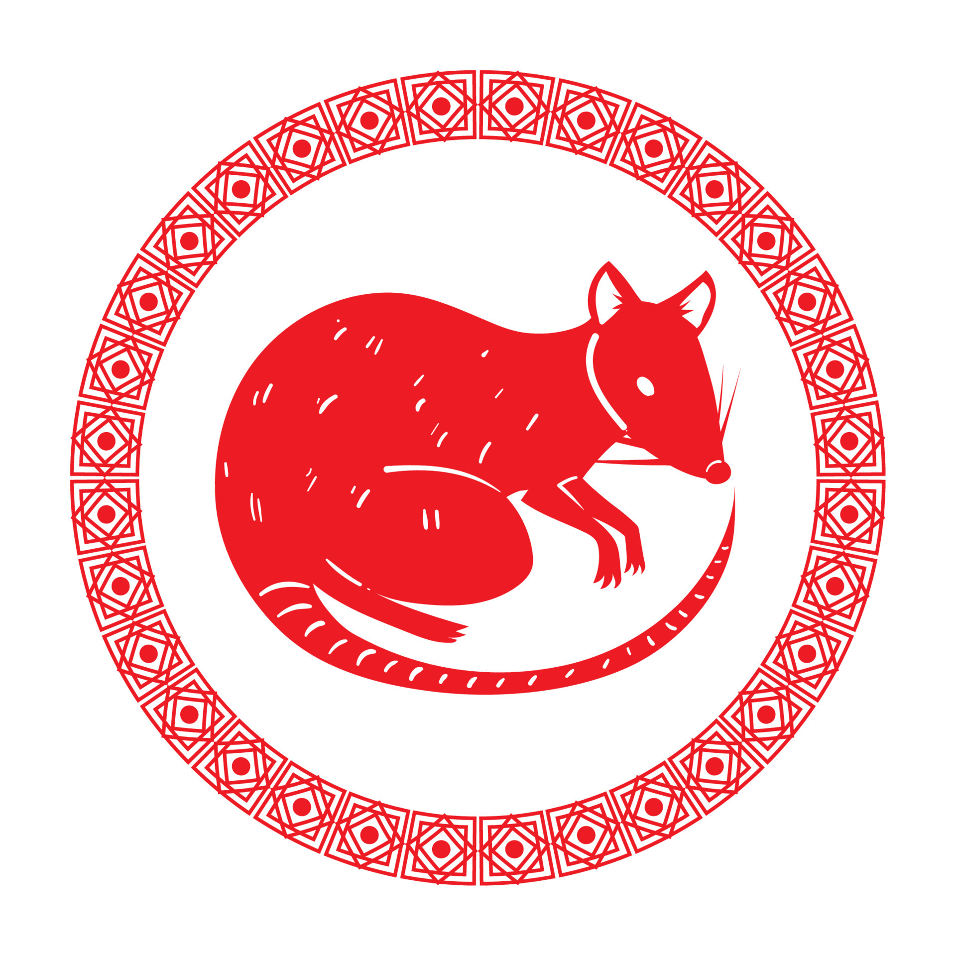 Rat Chinese Zodiac 16756185 Vector Art At Vecteezy