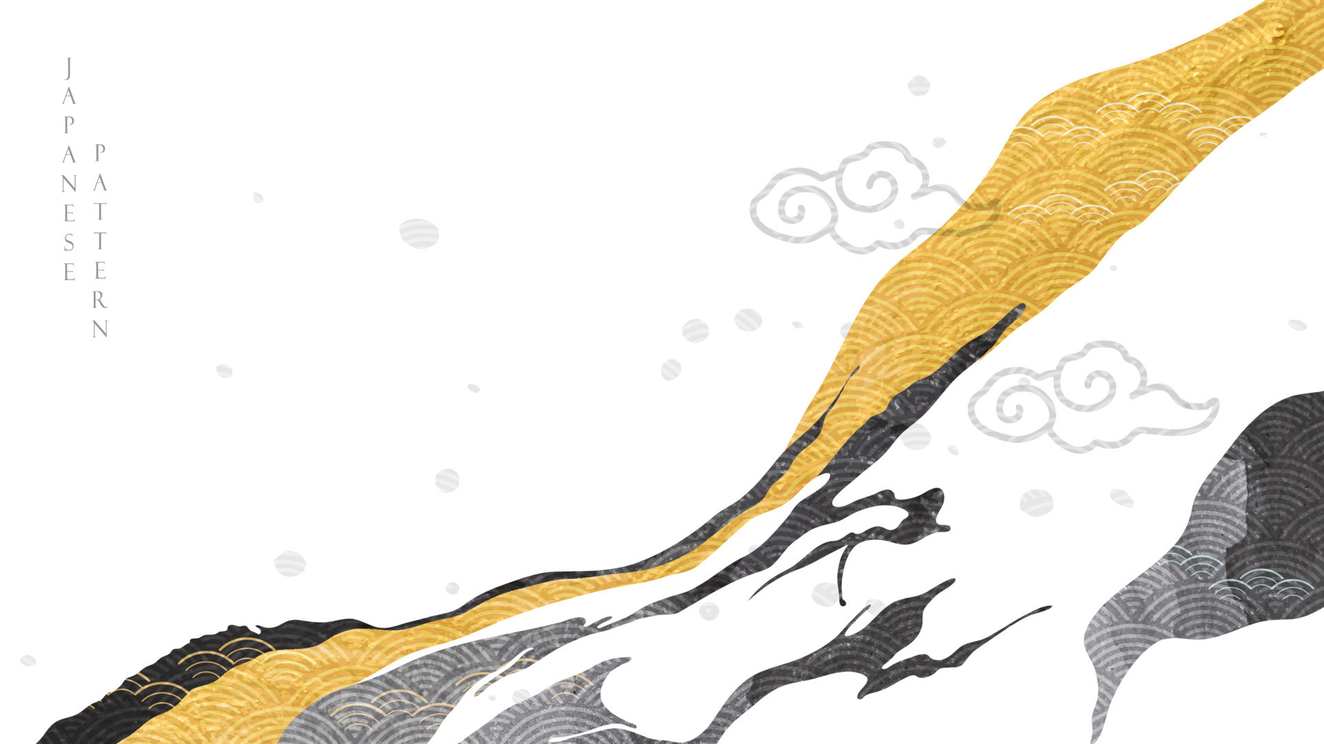 Japanese Background With Traditional Decoration Pattern Vector Geometric Banner Design With