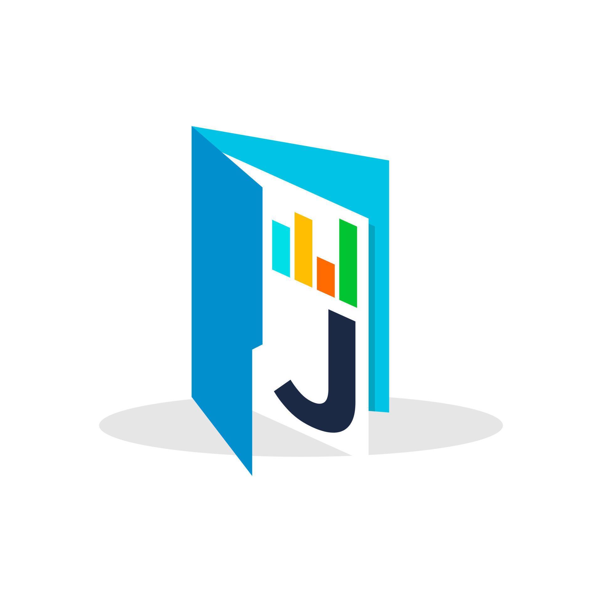 Initial J Chart Folder 16757502 Vector Art at Vecteezy