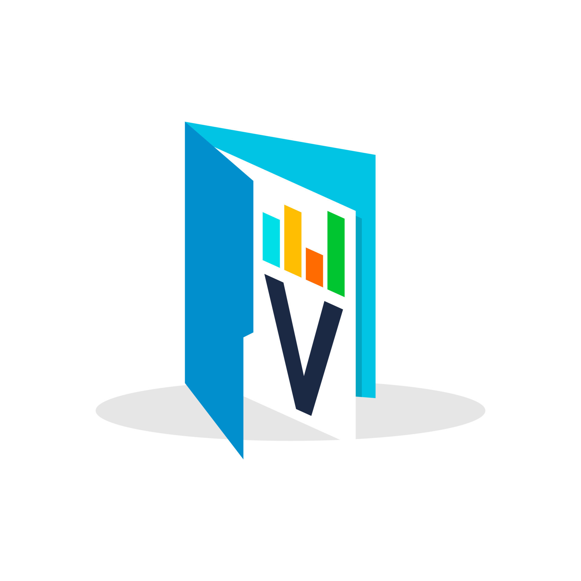 Initial V Chart Folder 16757686 Vector Art at Vecteezy