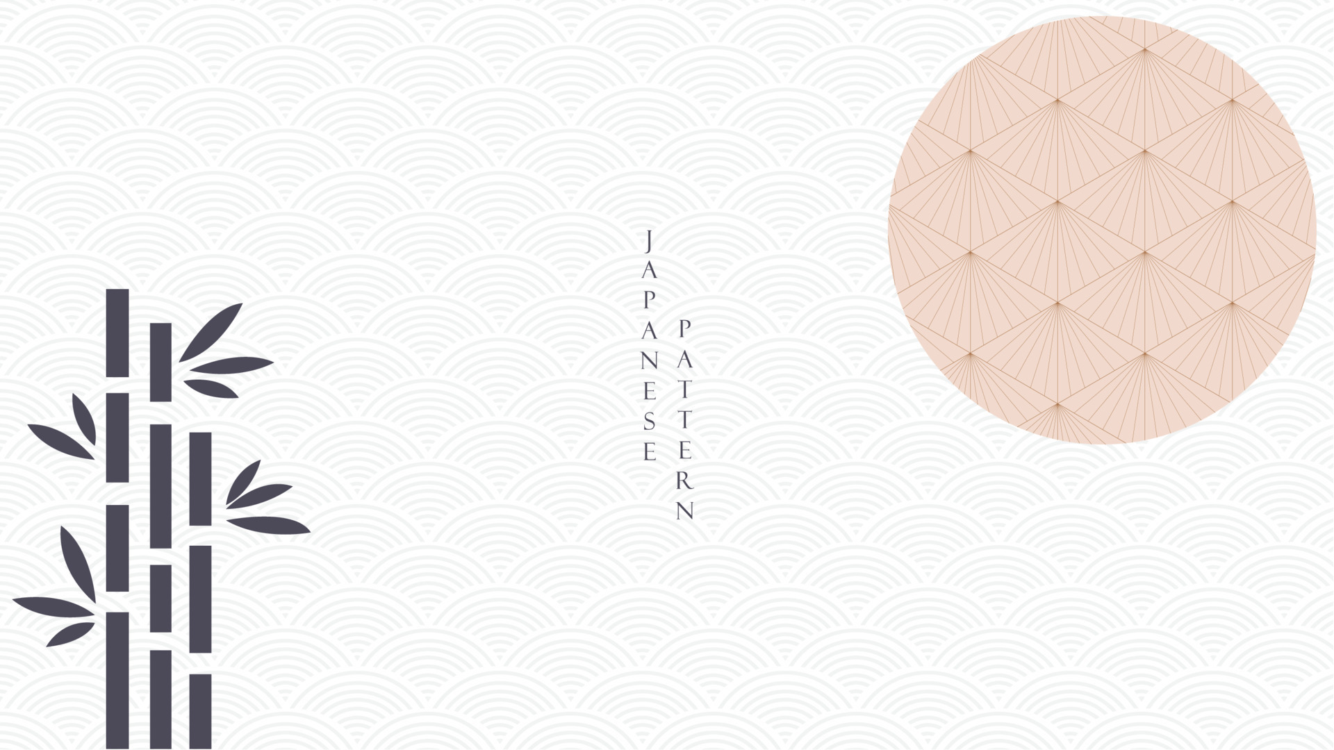 Japanese Background With Traditional Decoration Pattern Vector