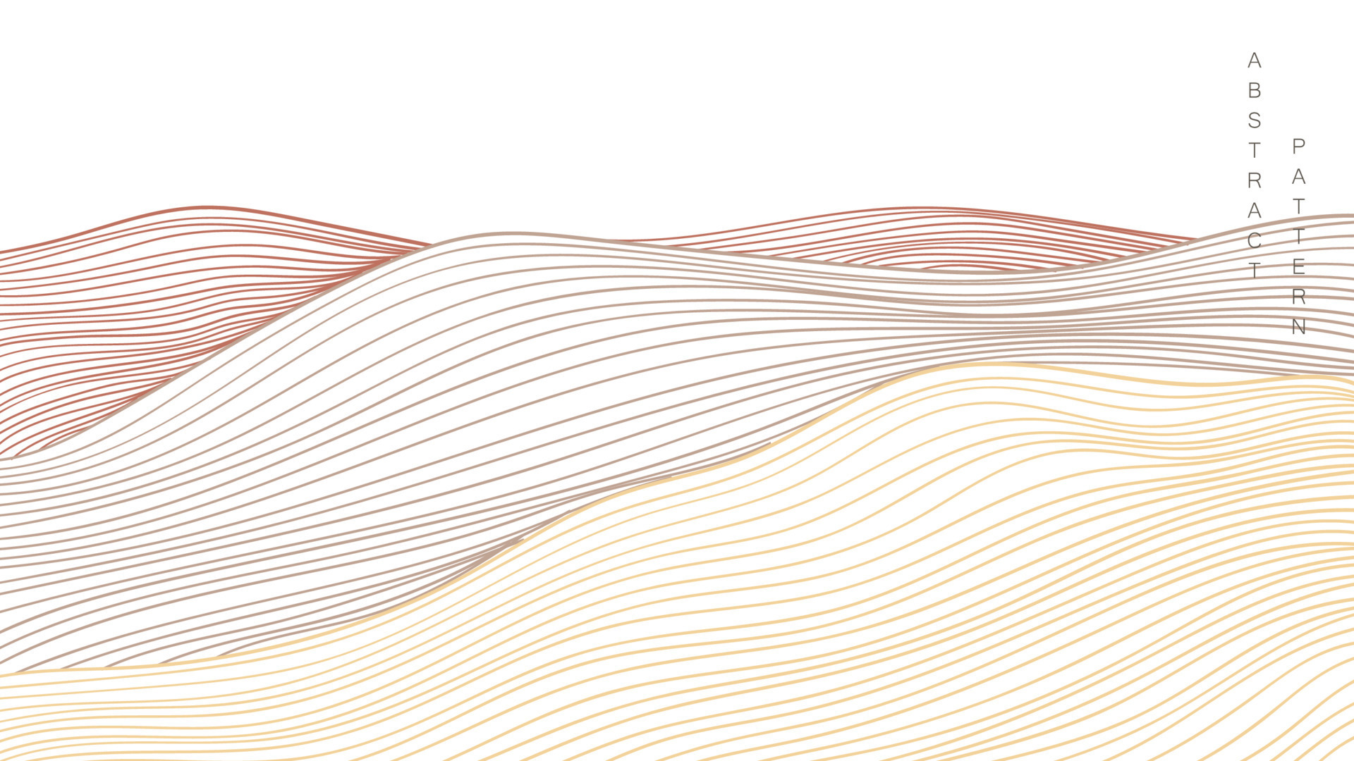 Abstract Landscape Background With White And Grey Japanese Wave Pattern