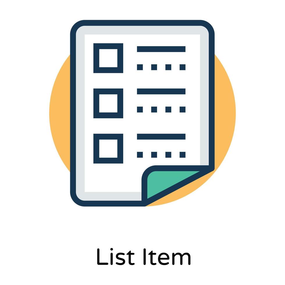 Trendy List Concepts 16760049 Vector Art at Vecteezy