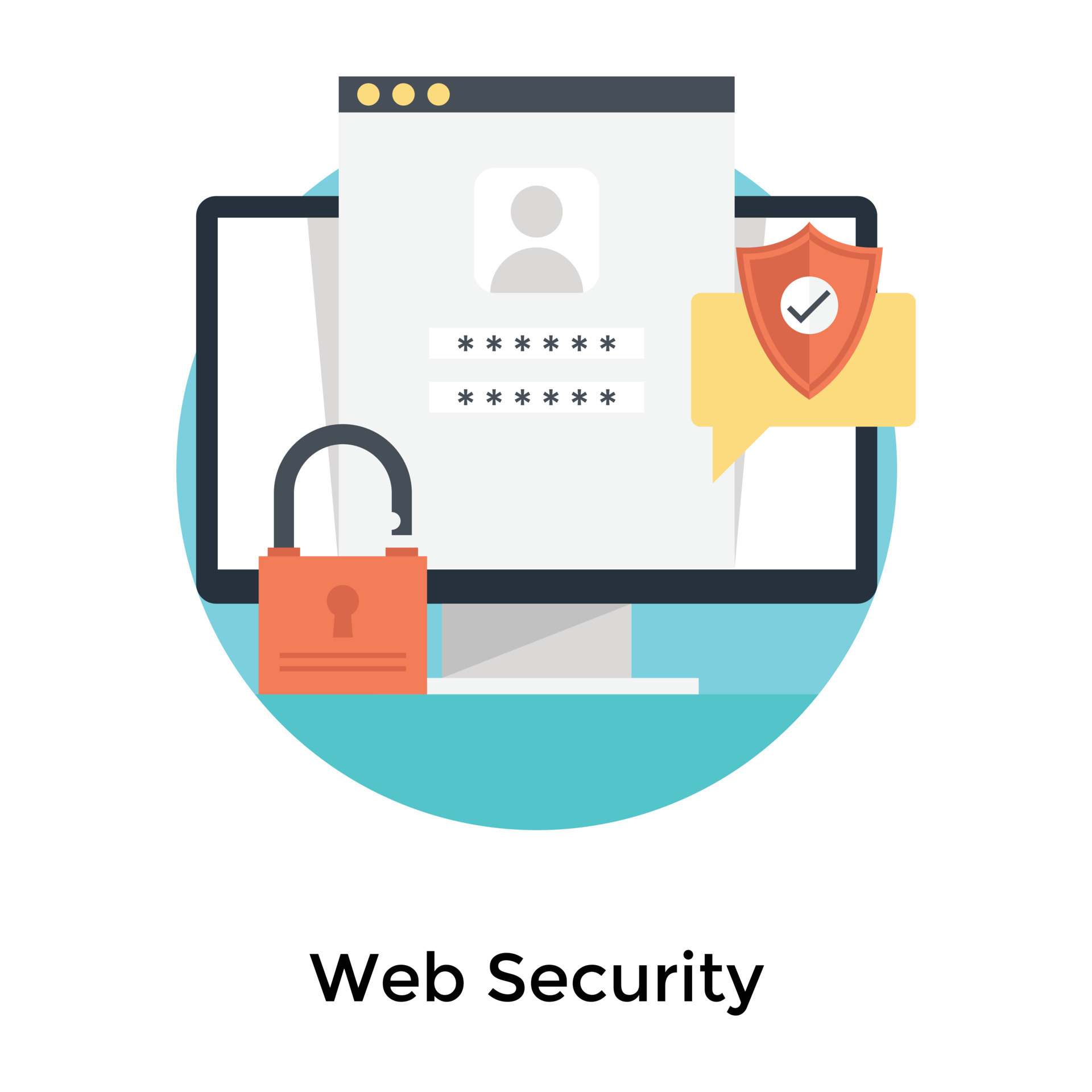 Trendy Password Protection 16760139 Vector Art At Vecteezy
