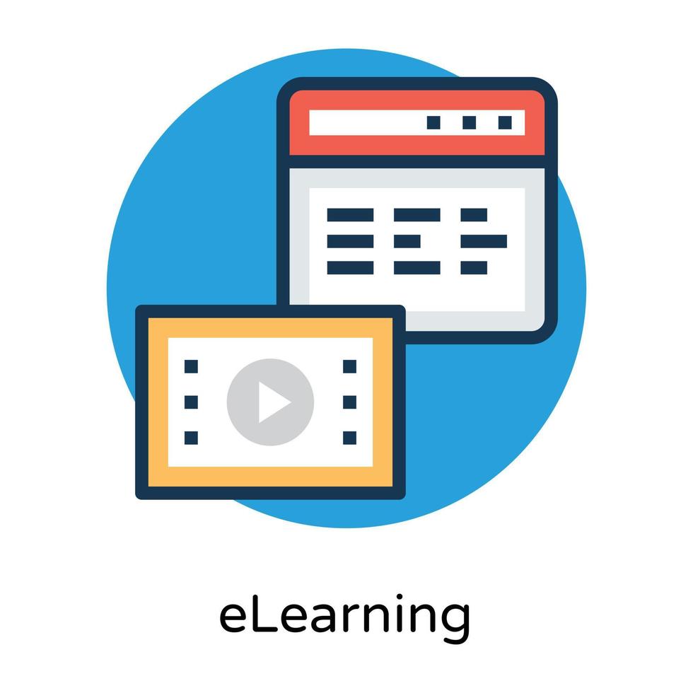 Trendy Video Tutorial 16760670 Vector Art at Vecteezy