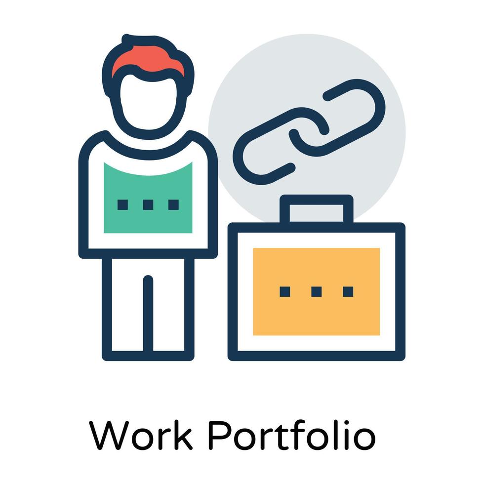 Trendy Job Portfolio 16761069 Vector Art at Vecteezy