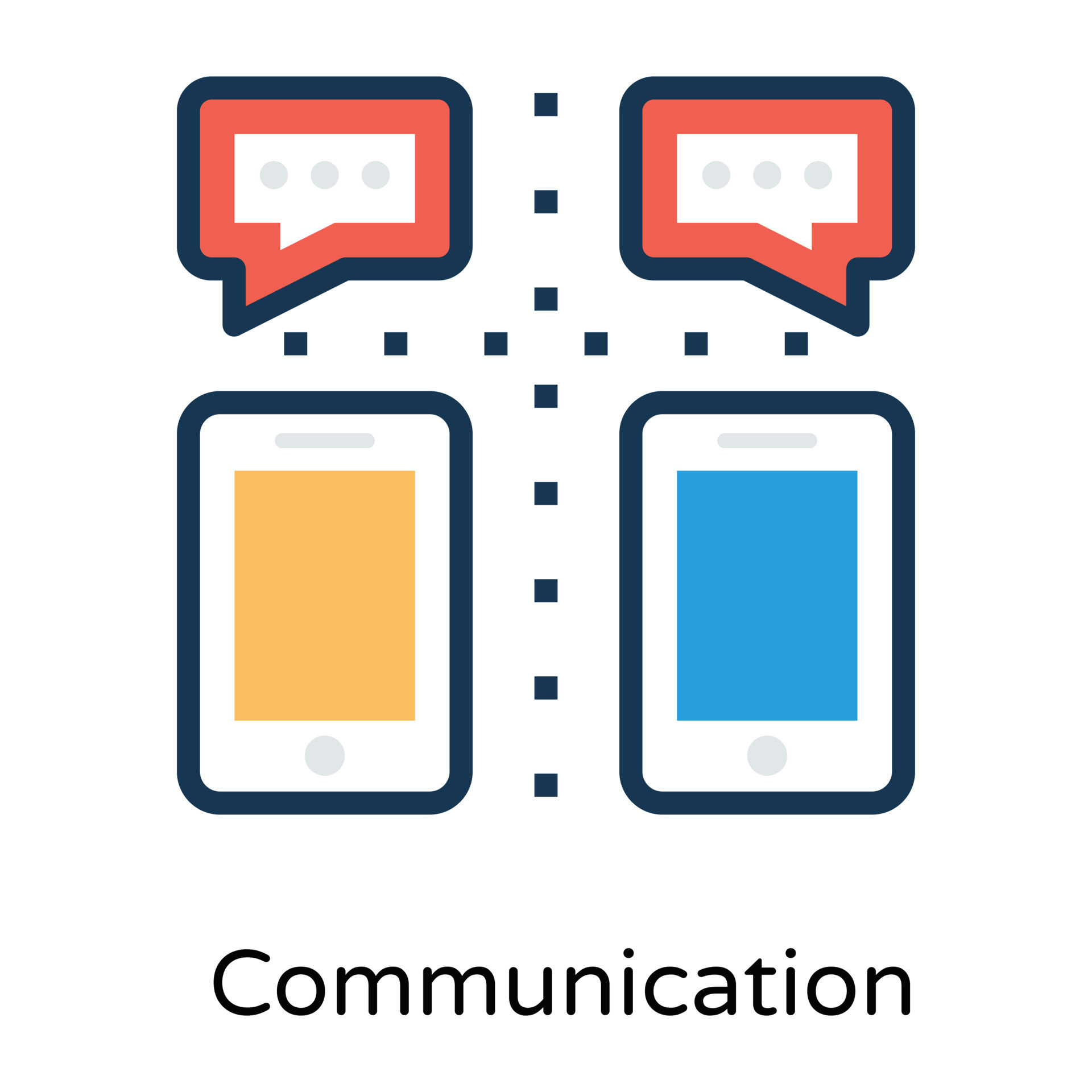 Trendy Mobile Communication 16761963 Vector Art At Vecteezy