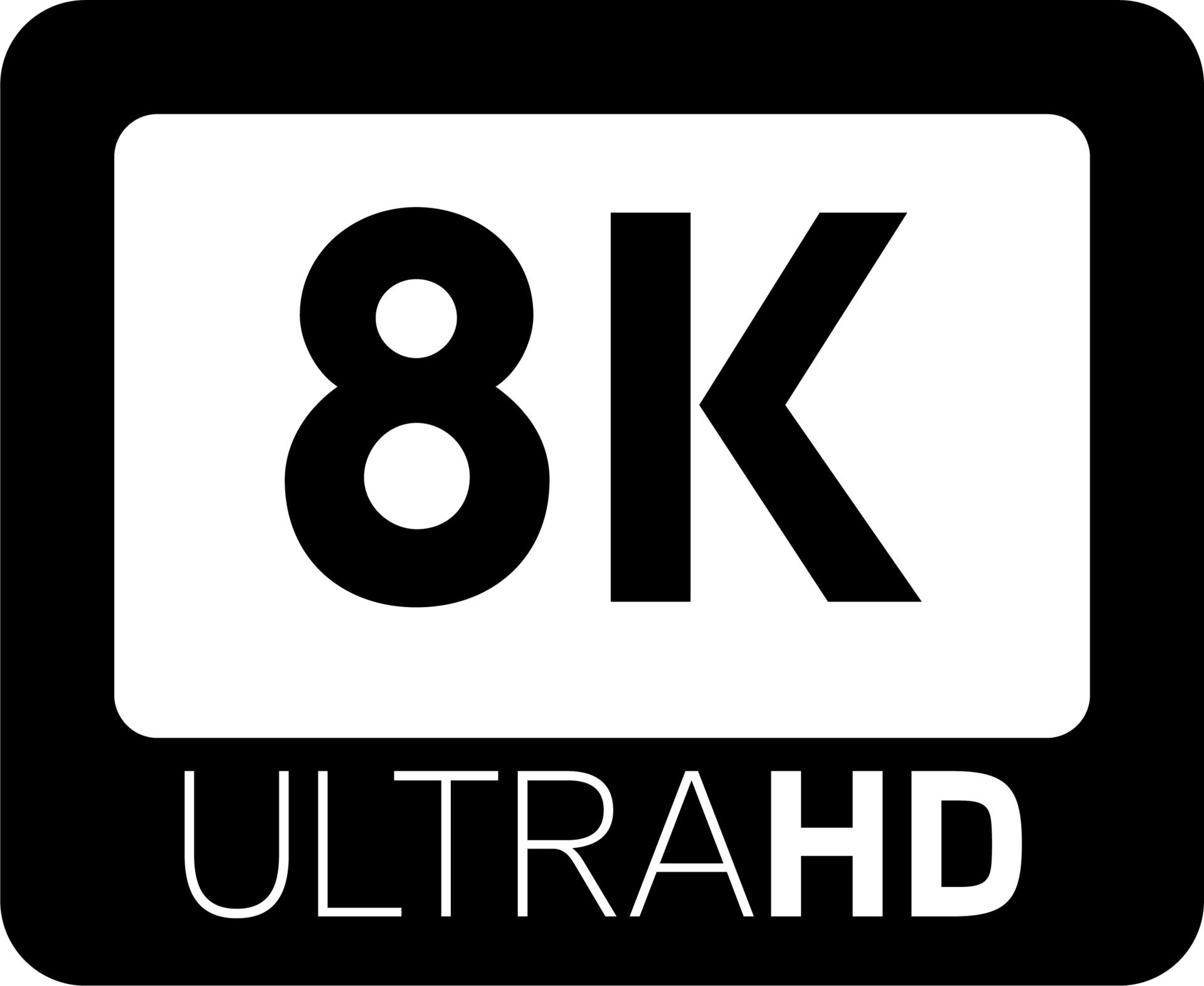 Video quality or resolution icons in 8k. Video screen technology. 16762208 PNG