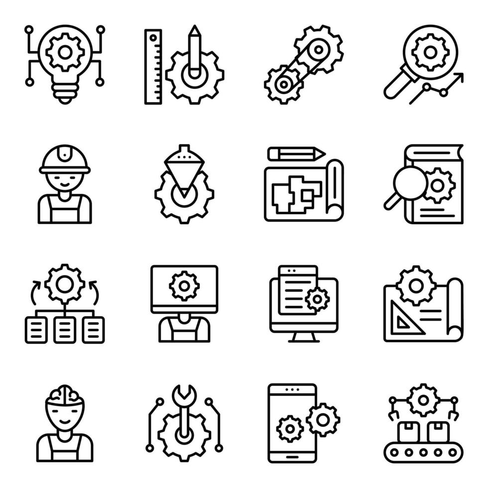 Pack of Engineering Elements Vector Icons 1 16762450 Vector Art at Vecteezy