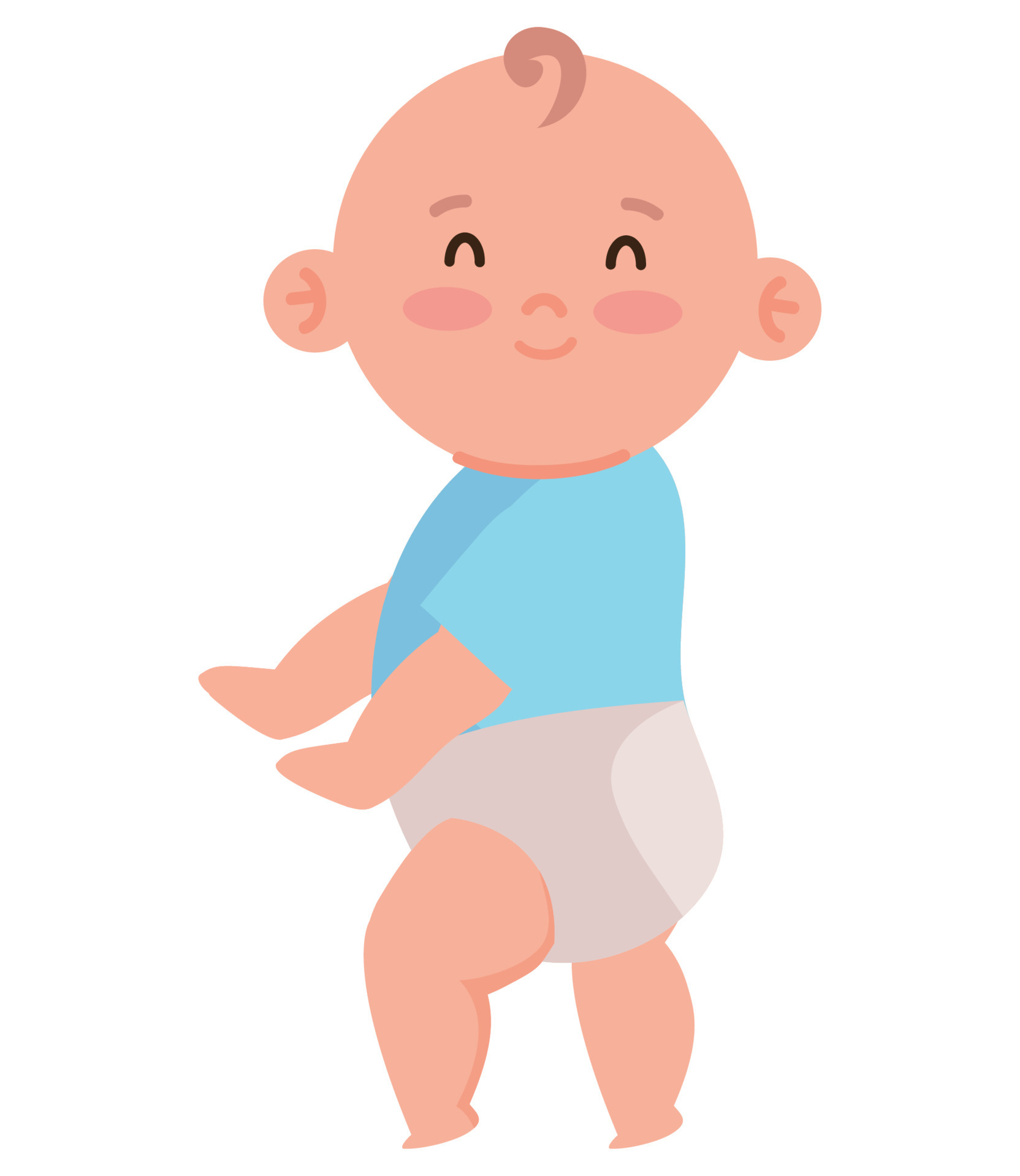 Baby Walking Cartoon