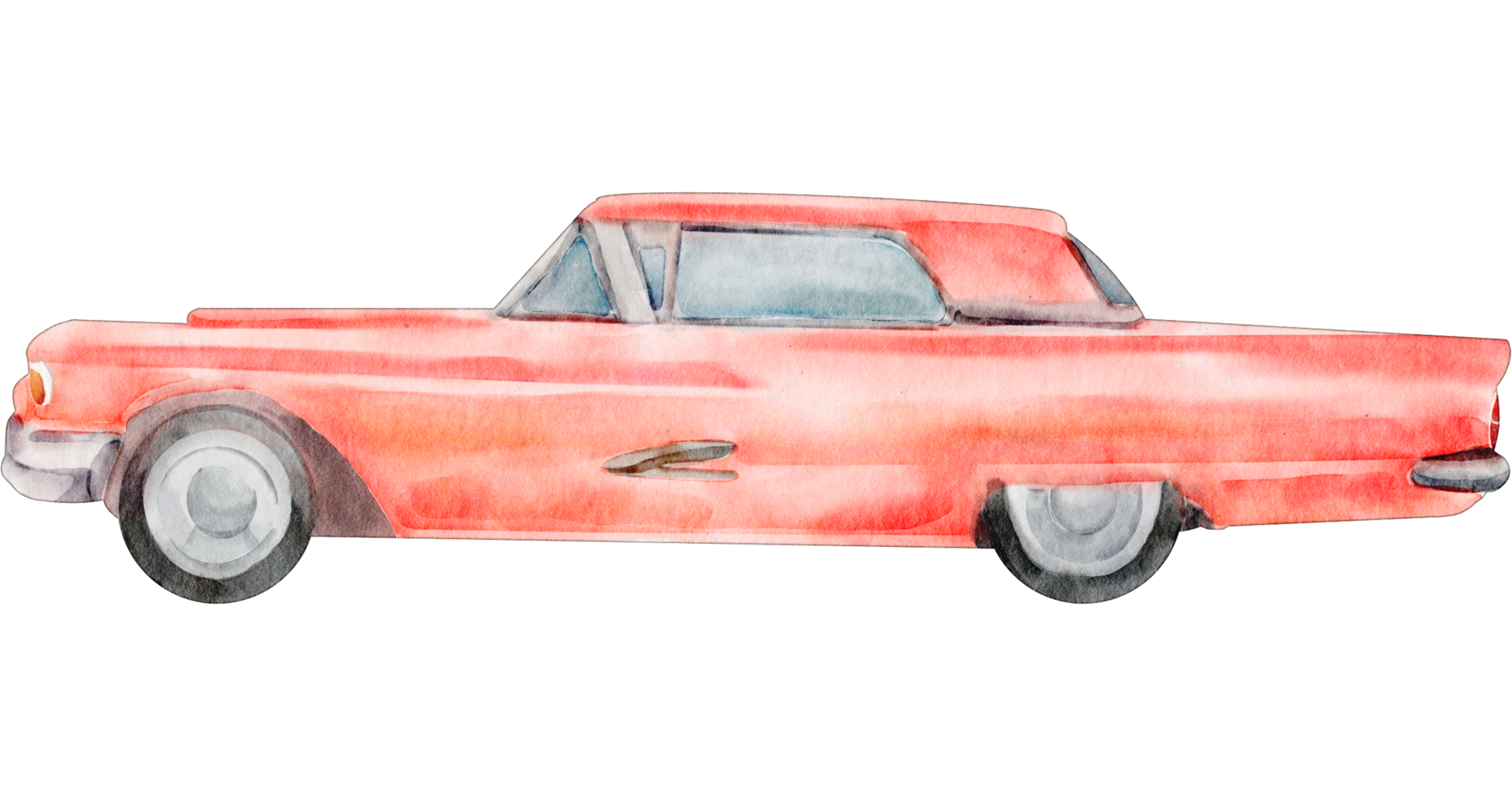 watercolor classic car 16765314 PNG