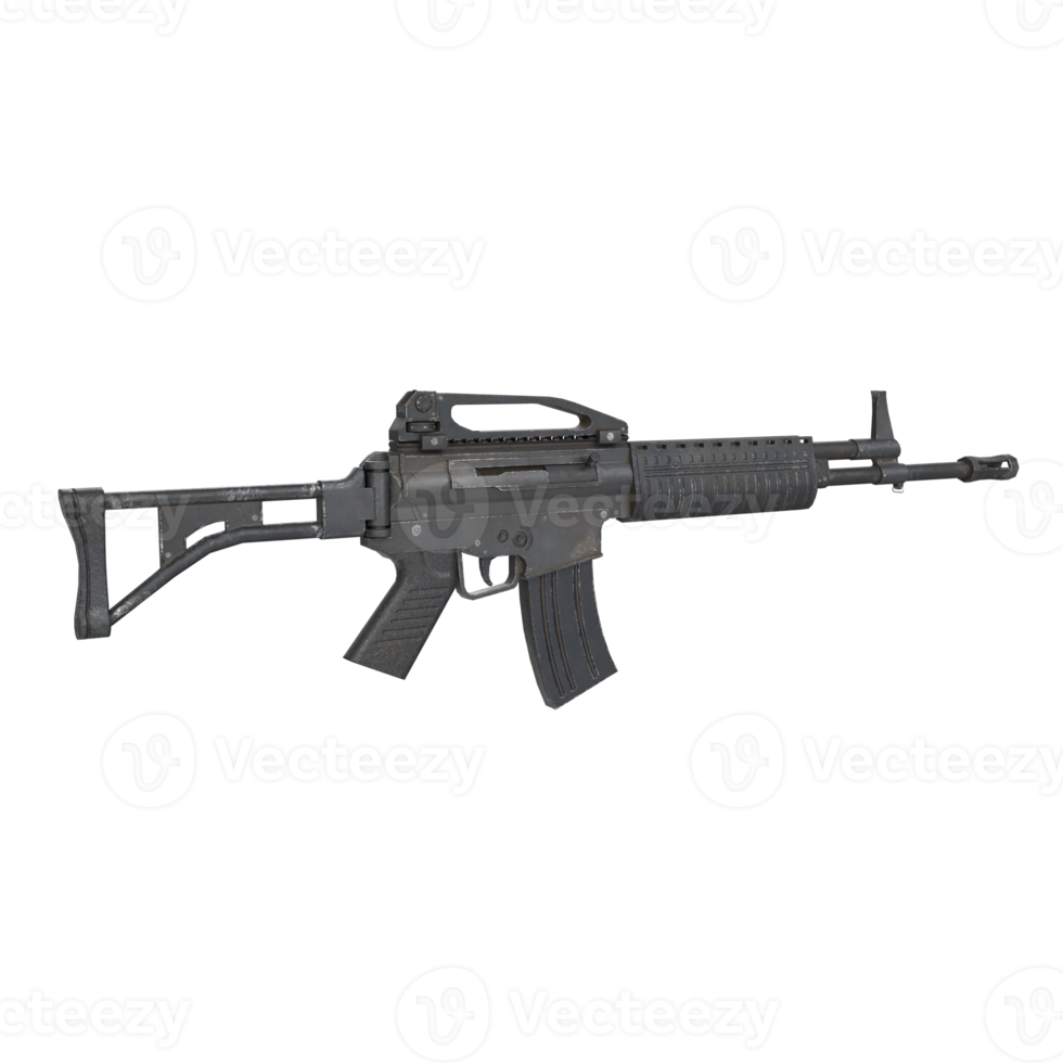 Assault Rifle Isolated Gun 16766165 Png