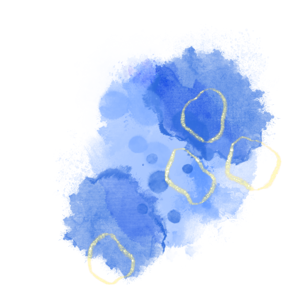 Blue Marble Alcohol Ink Splash Watercolor Stain Texture 16766372 Png