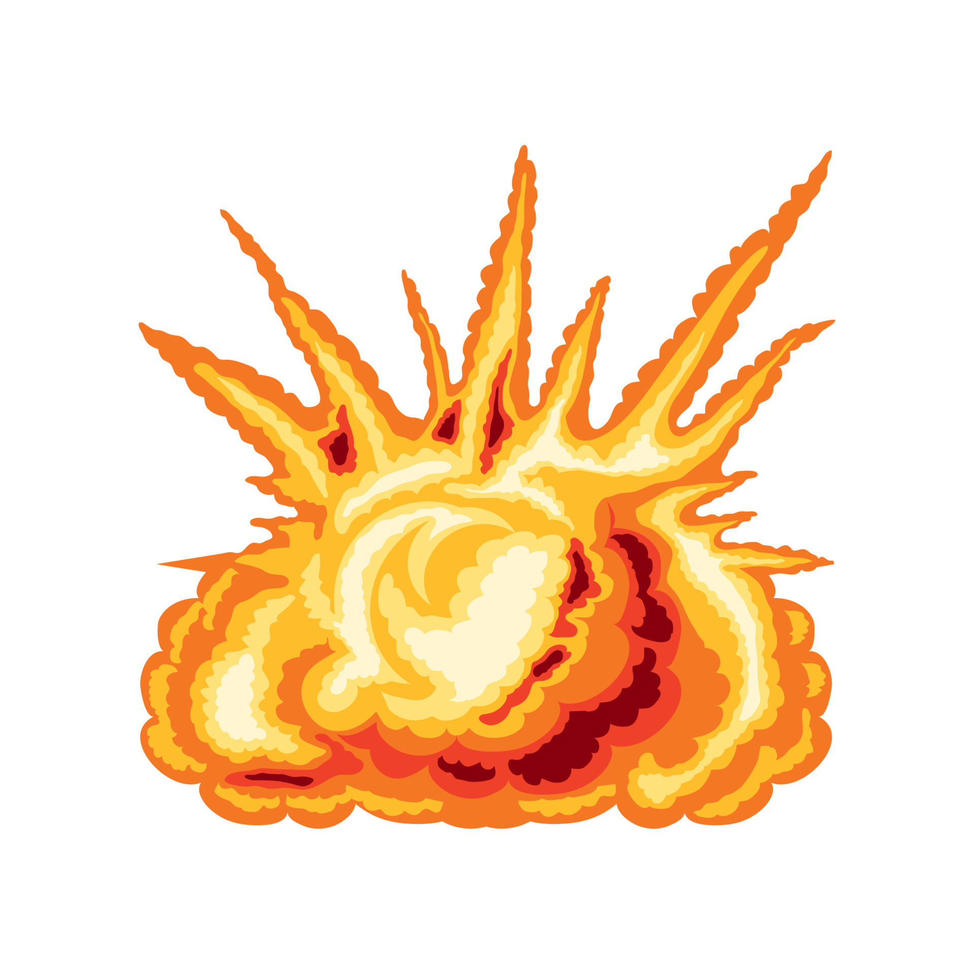 explode effect icon 16766890 Vector Art at Vecteezy