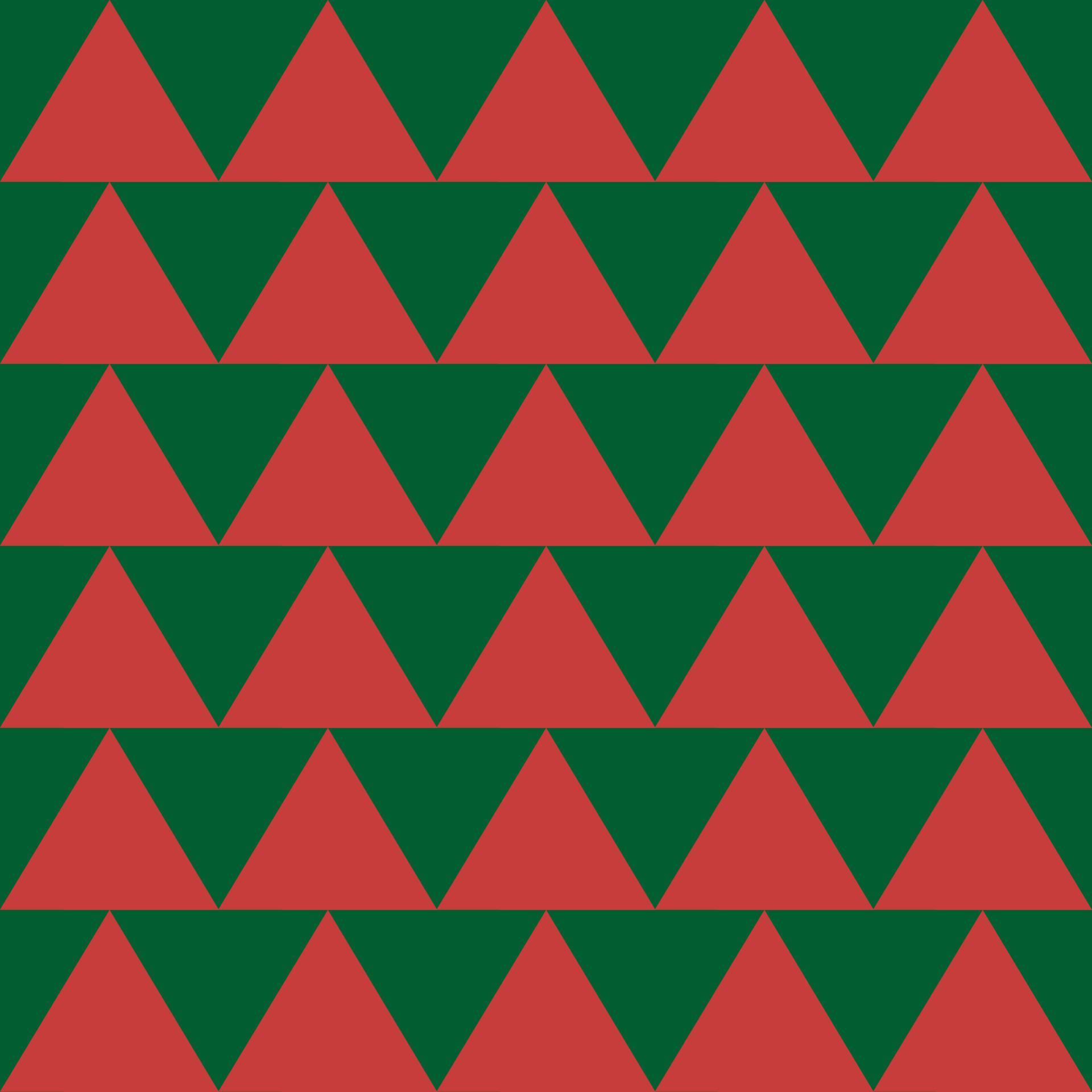 Seamless pattern with triangles. Red and green triangle pattern ...