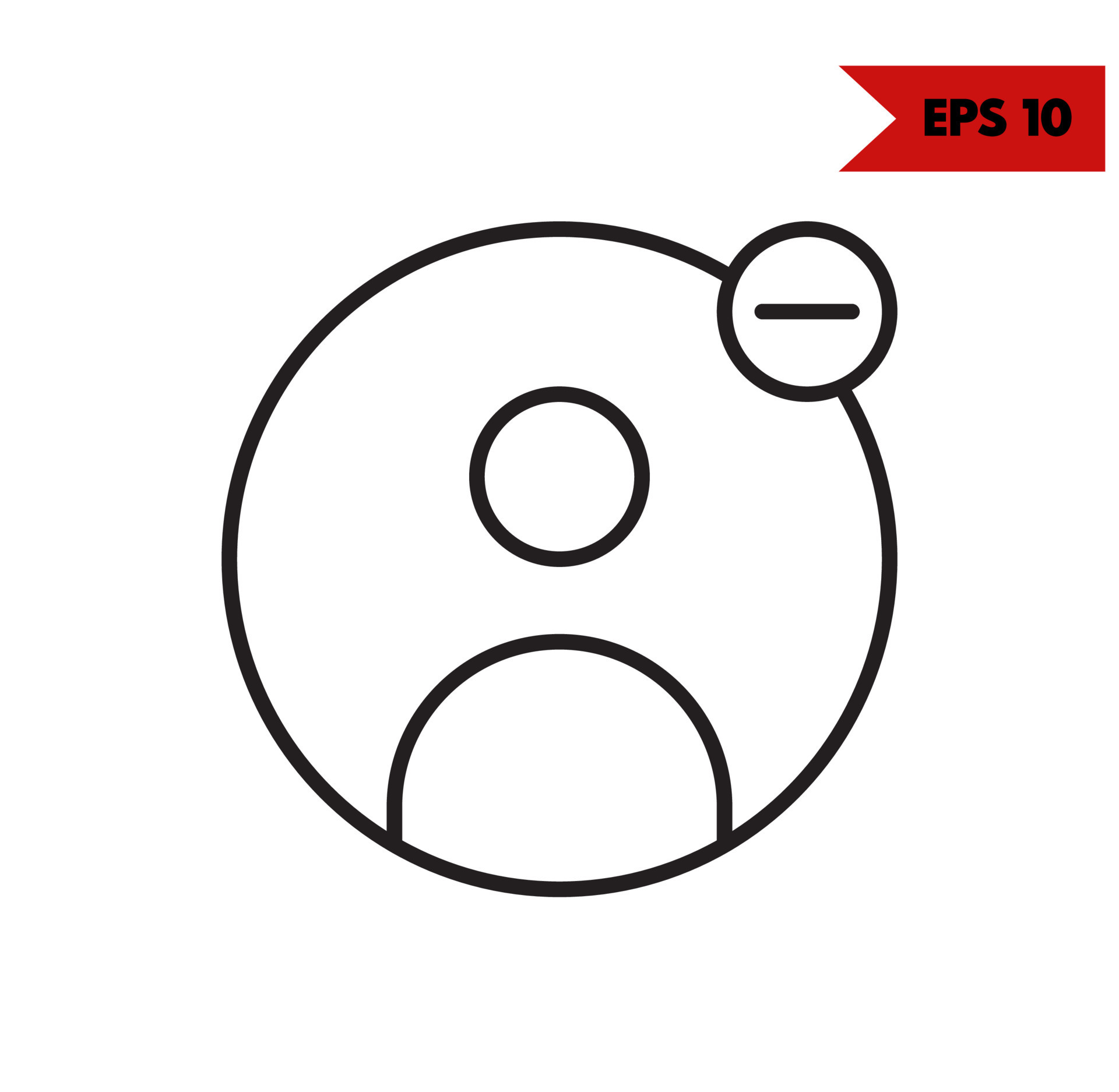 Illustration Of Profile Line Icon 16774101 Vector Art At Vecteezy