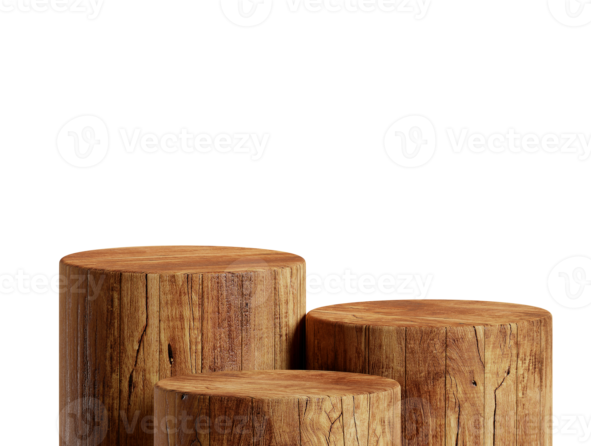 Wooden Pedestal Product Stand Empty Display Abstract Wooden Minimal