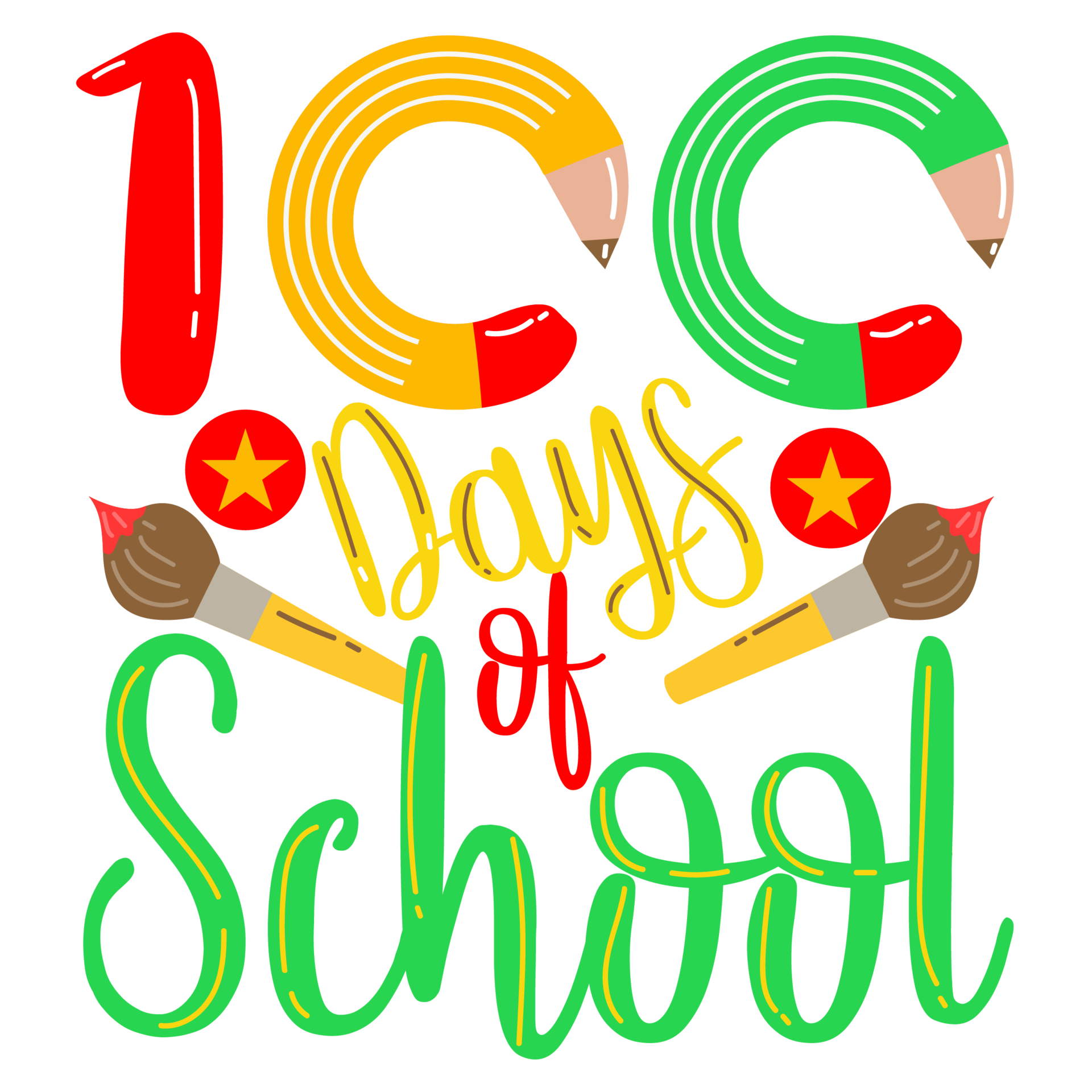 felices 100 dias de escuela 16779102 PNG